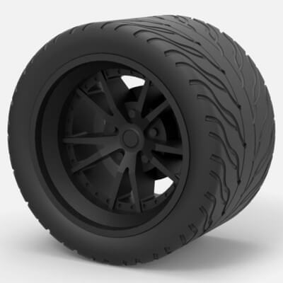 Sport Wheel 8 - 3D Model by TechItemsRock