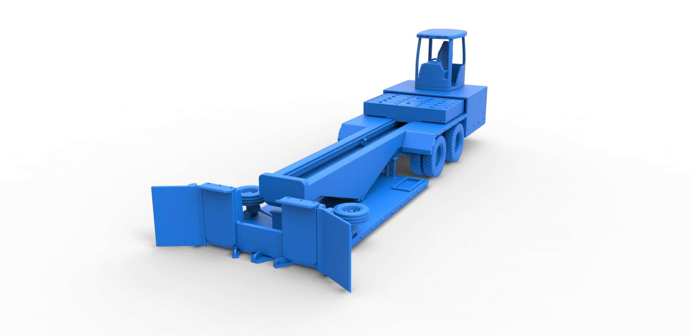 Tractor Pulling Sled 1:25 - 3D Model by TechItemsRock