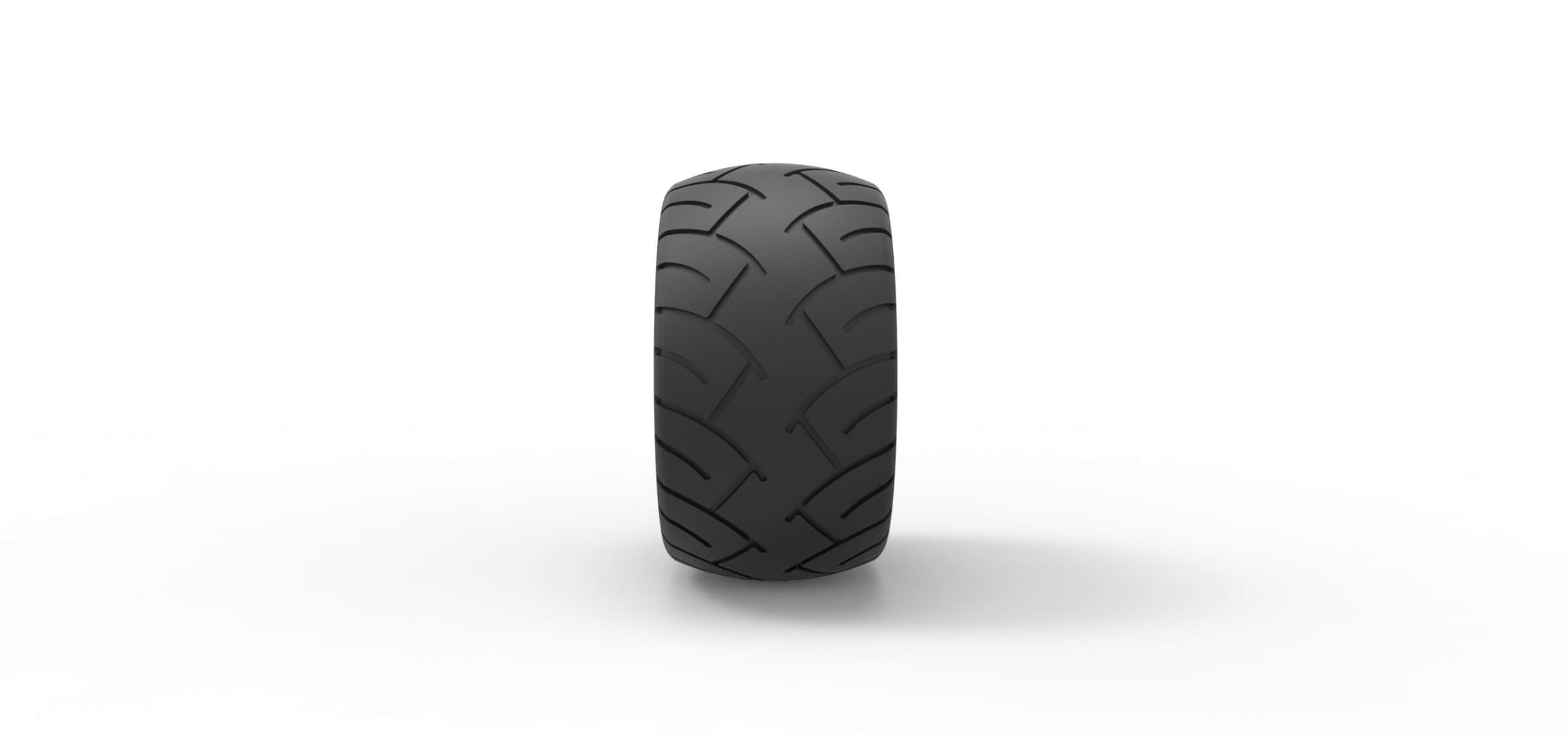 Wide Rear Wheel from Chopper - 3D Model by TechItemsRock