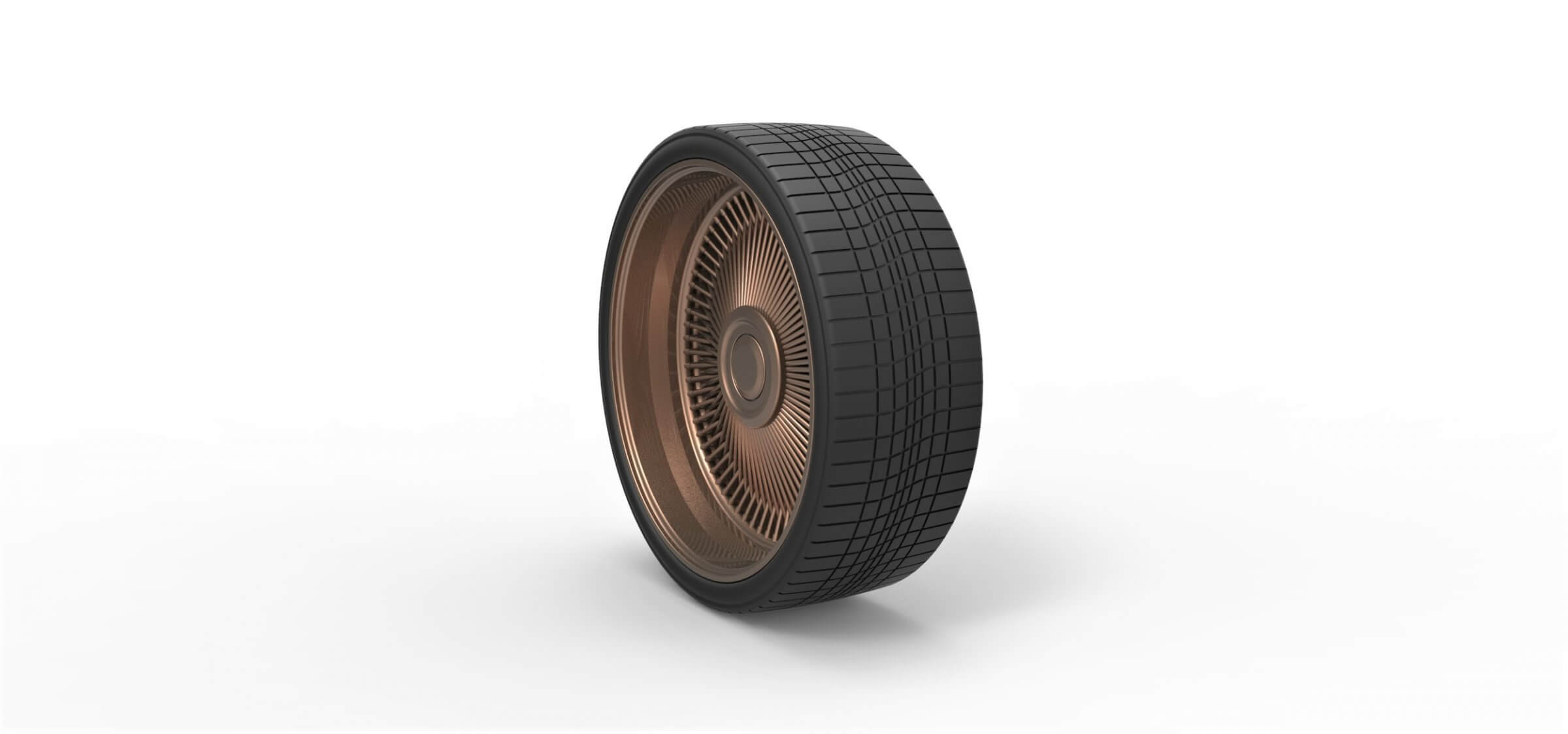 Wire Wheel 5 - 3D Model by TechItemsRock