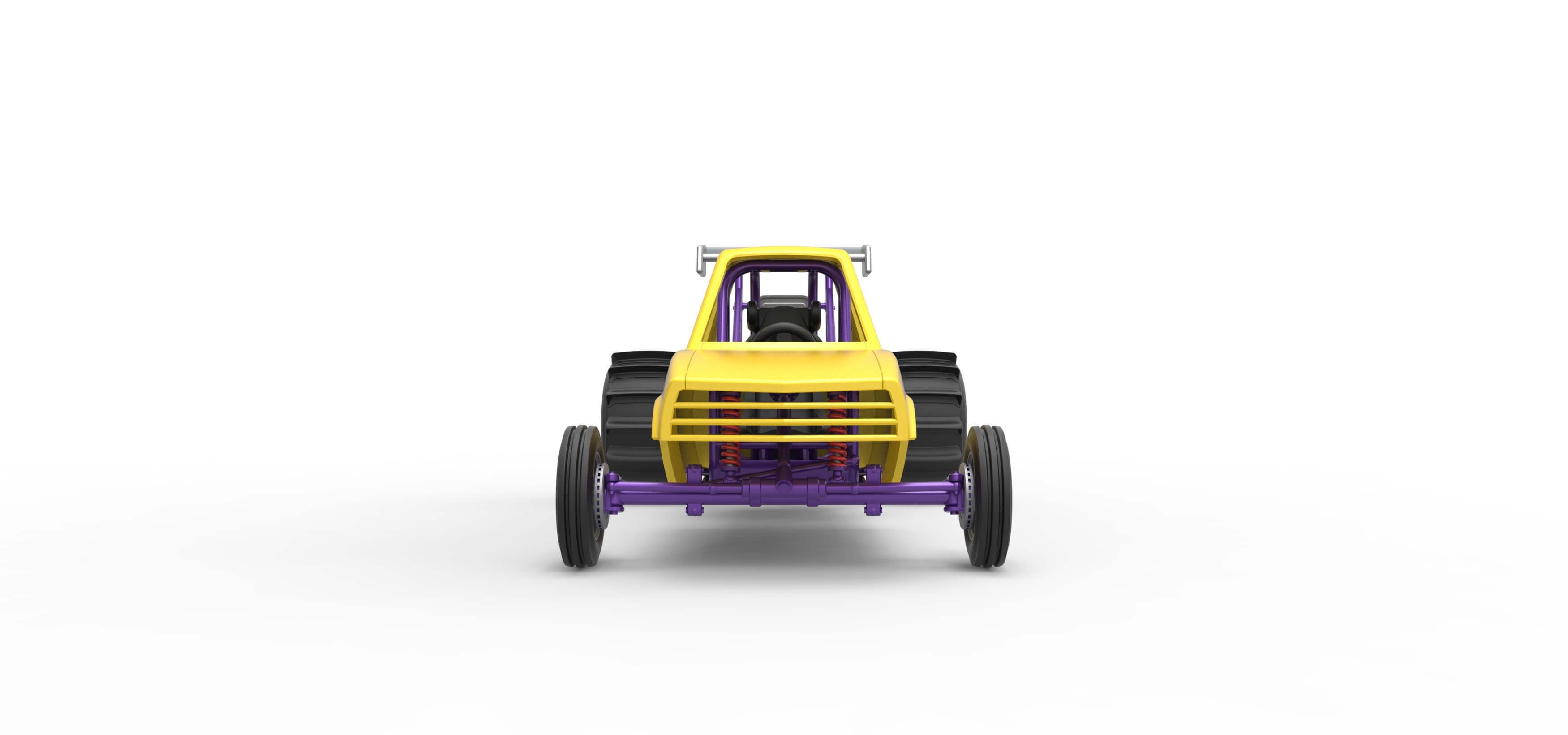 Dirt Dragster Version 2 Scale 1:25 - 3D Model by TechItemsRock
