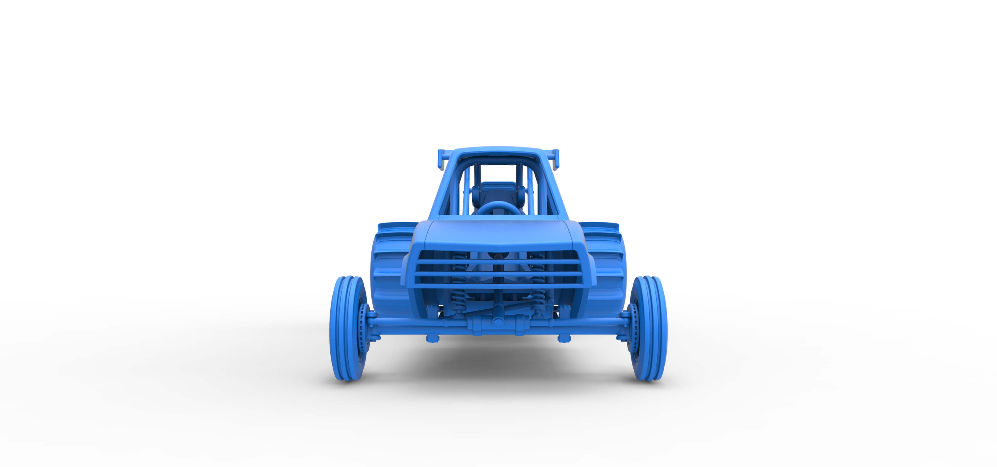 Dirt Dragster Version 2 Scale 1:25 - 3D Model by TechItemsRock