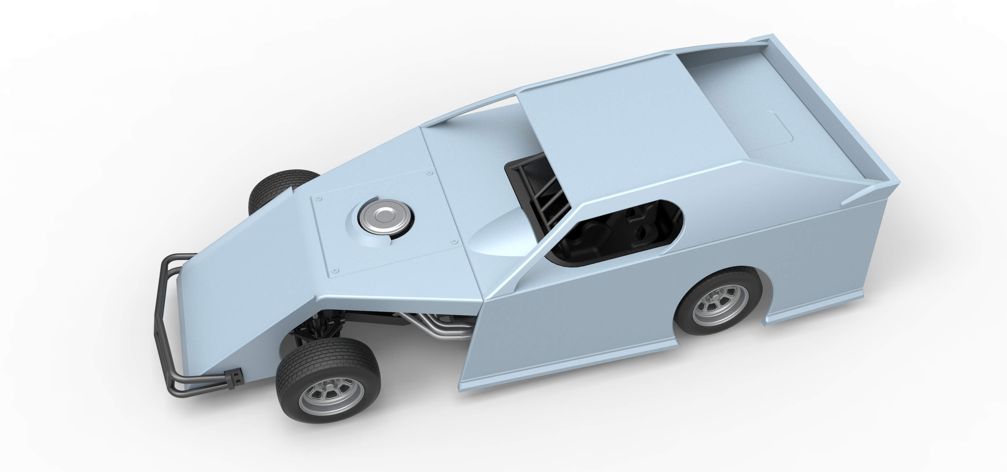 Dirt Modified Stock Car 1:25 - 3D Model by TechItemsRock