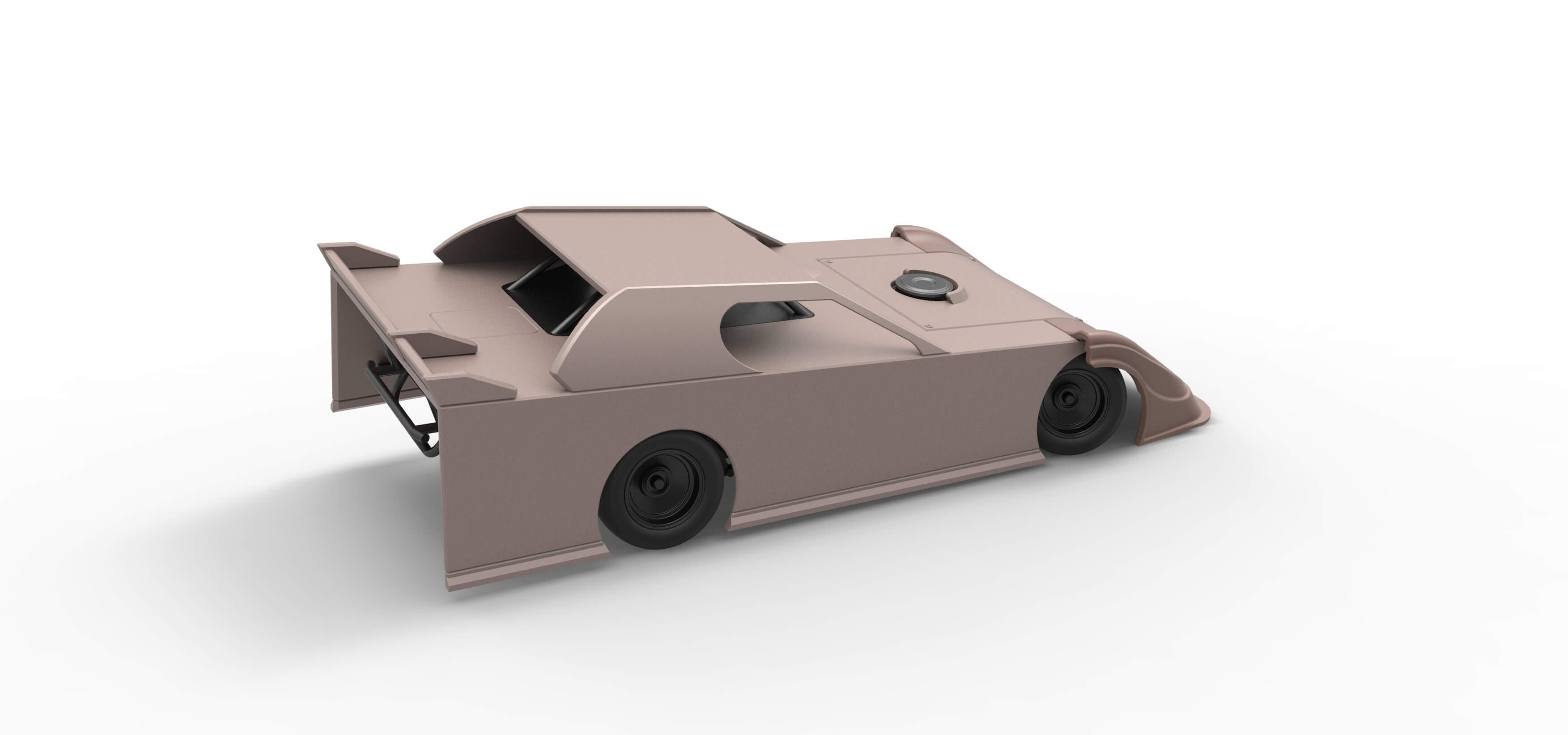 Dirt Modified Super Stock Car While Turning 1:25 - 3D Model by ...
