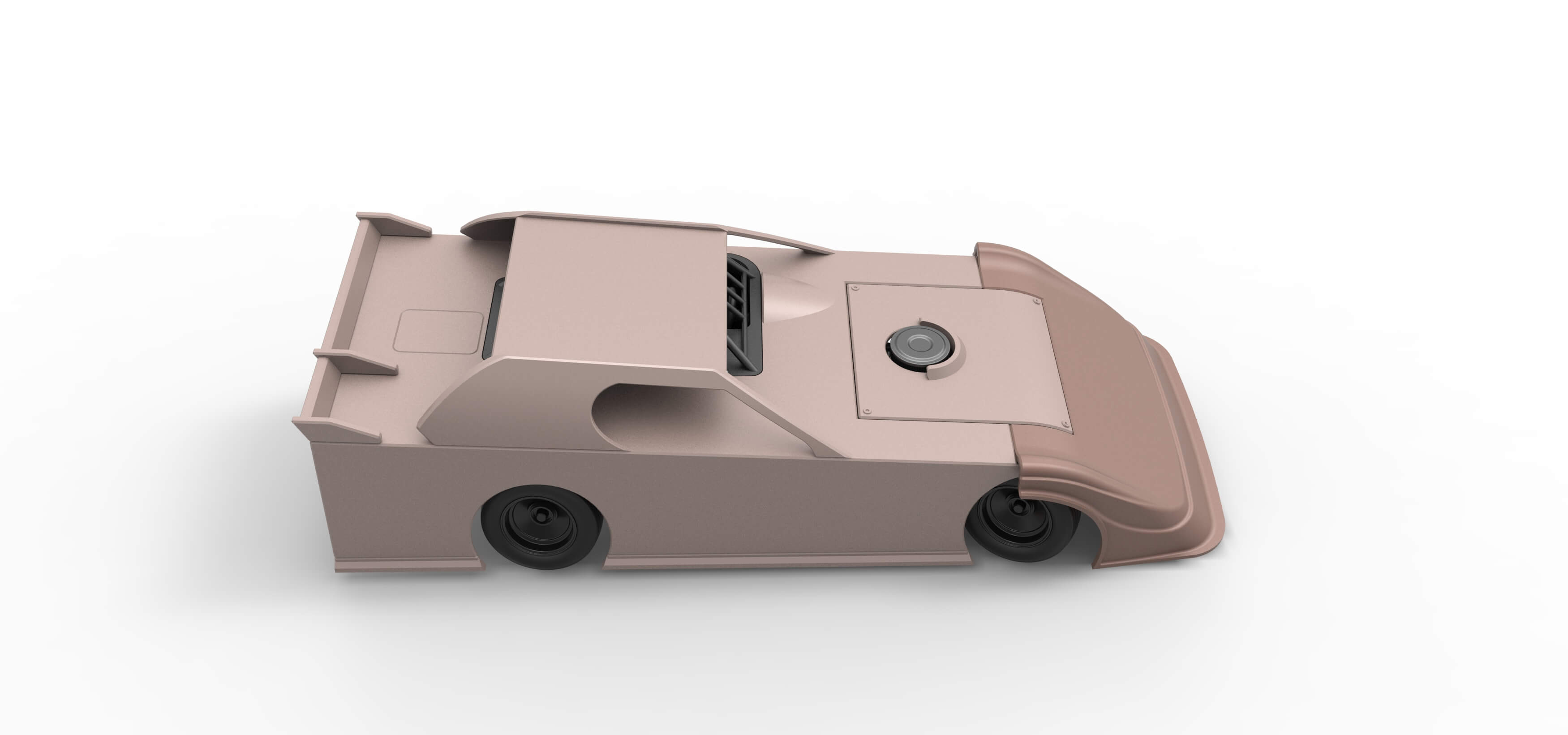 Dirt Modified Super Stock Car While Turning 1:25 - 3D Model by ...