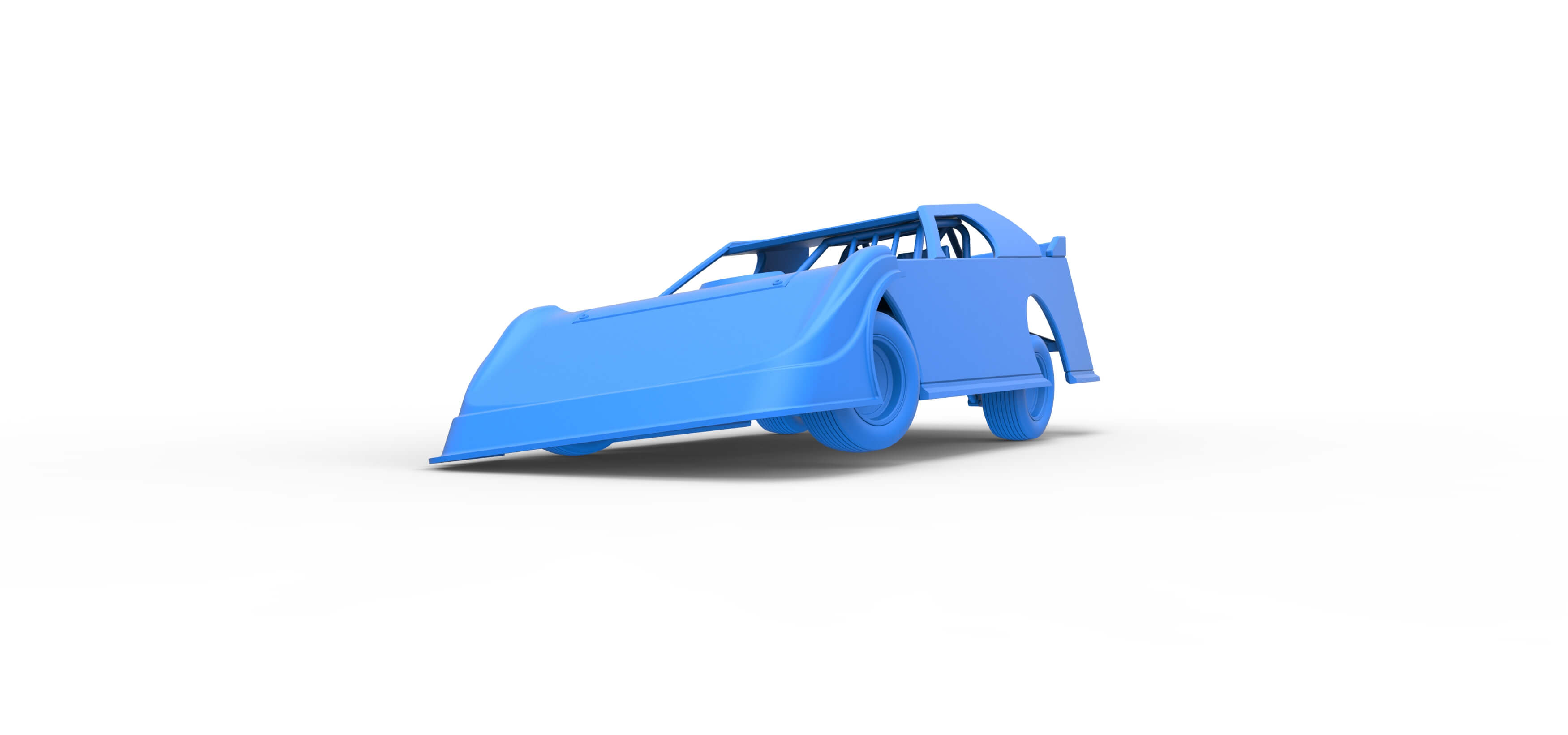 Dirt Modified Super Stock Car While Turning 1:25 - 3D Model by ...