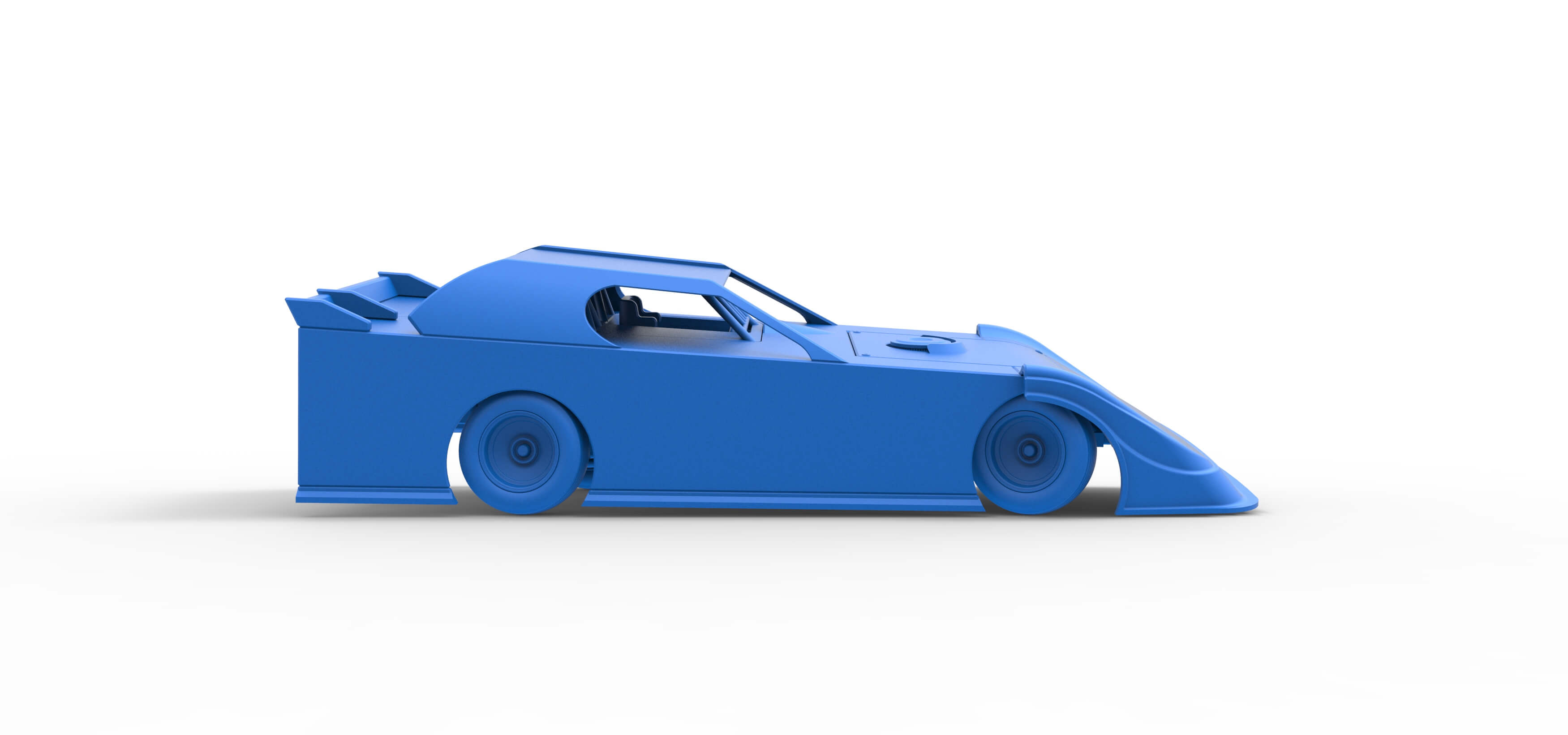 Dirt Modified Super Stock Car While Turning 1:25 - 3D Model by ...