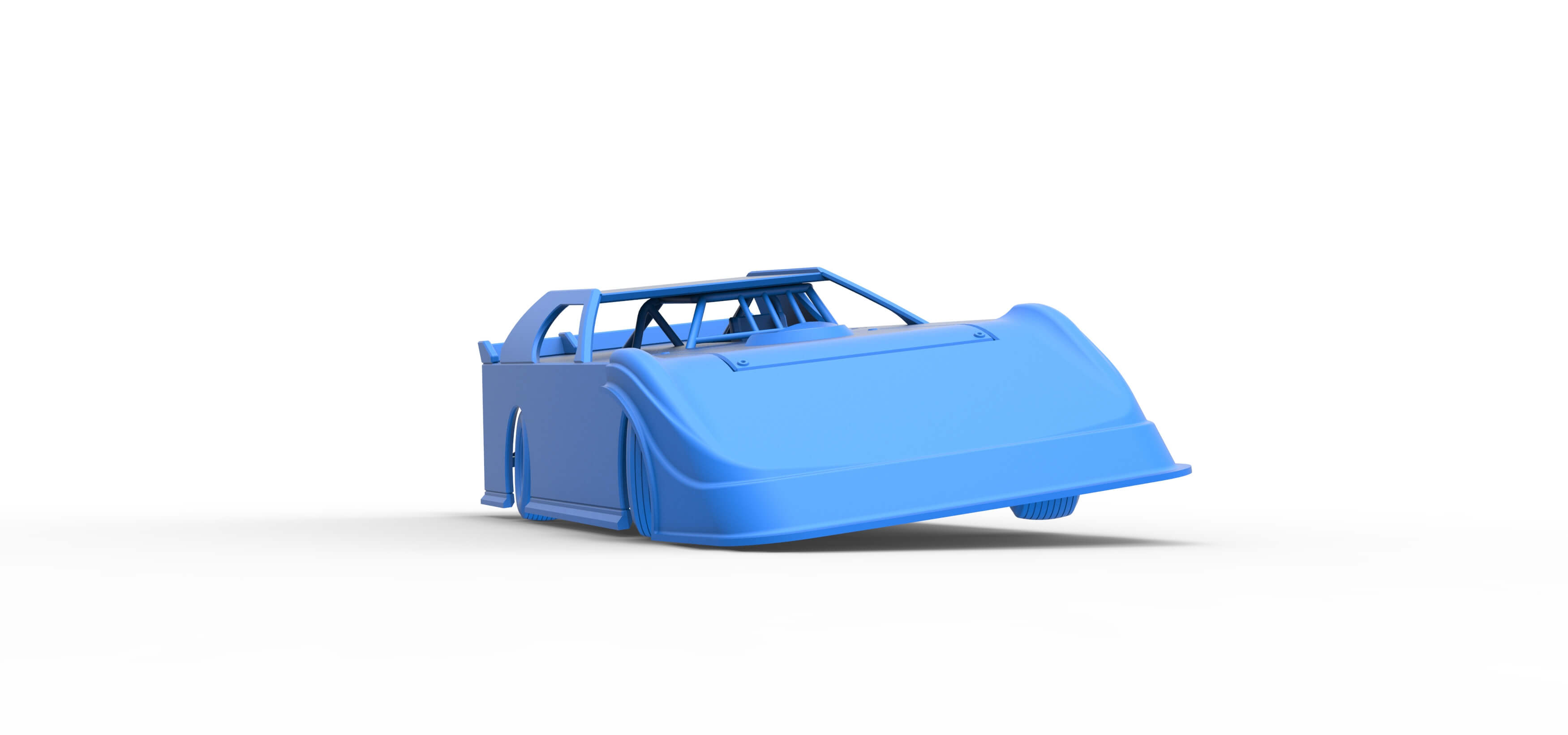 Dirt Modified Super Stock Car While Turning 1:25 - 3D Model by ...