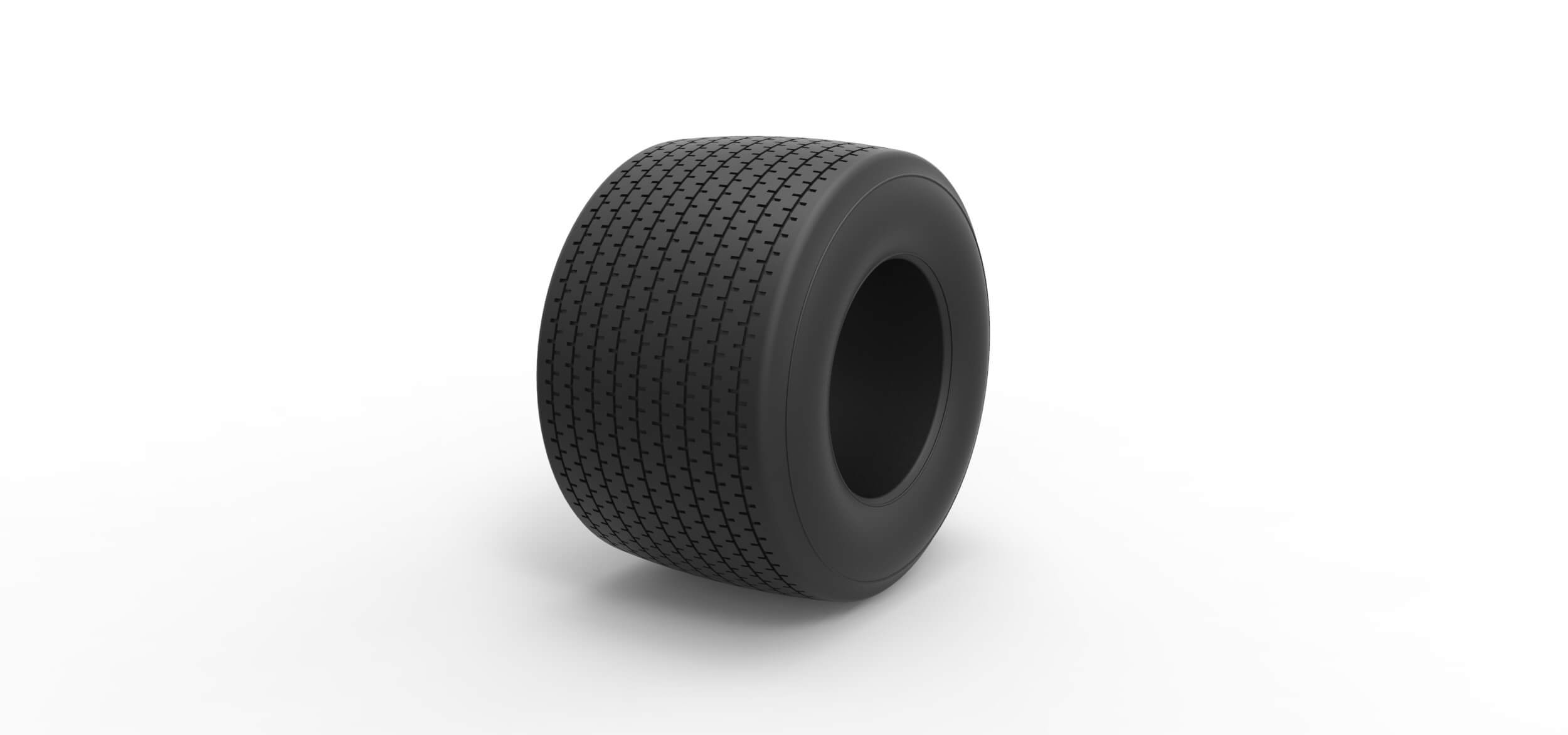 Dirt Sprint Racing Tire 1:25 - 3D Model by TechItemsRock
