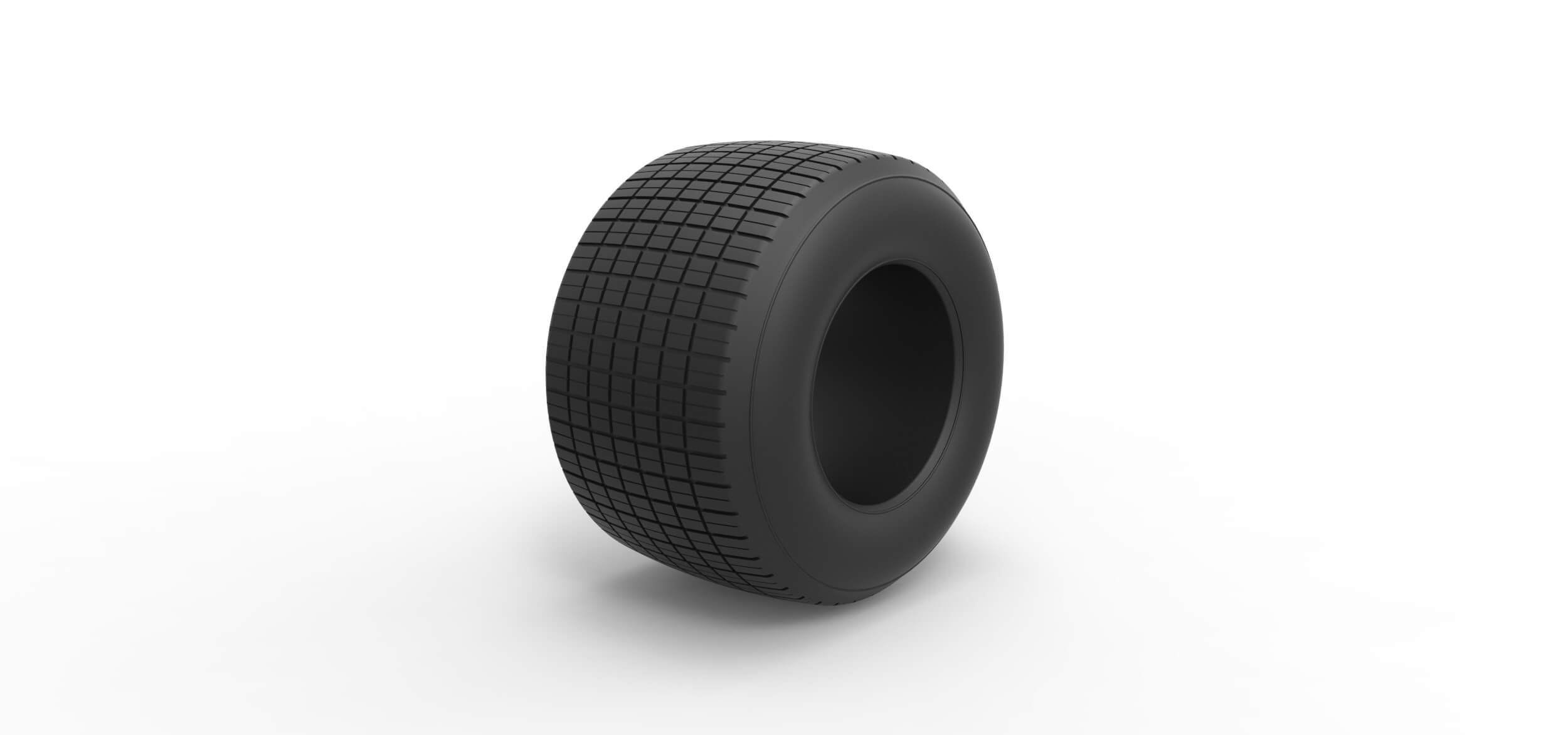 Dirt Sprint Racing Tire 1:25 - 3D Model by TechItemsRock