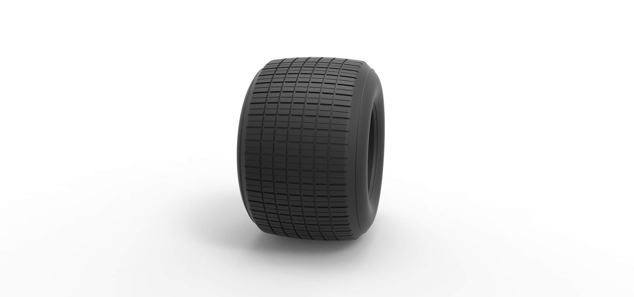 Dirt Sprint Racing Tire 1:25 - 3D Model by TechItemsRock