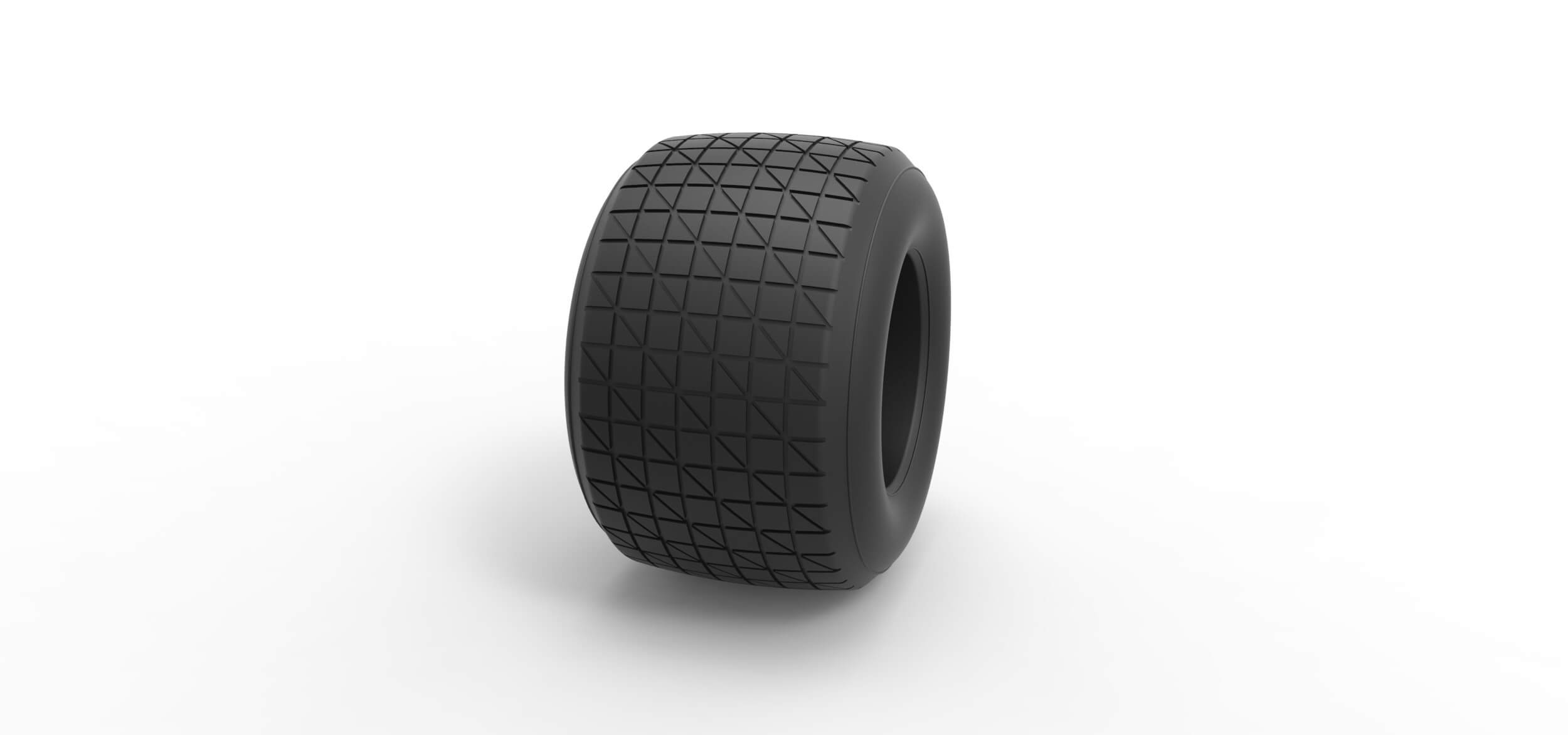 Dirt Sprint Racing Tire 1:25 - 3D Model by TechItemsRock