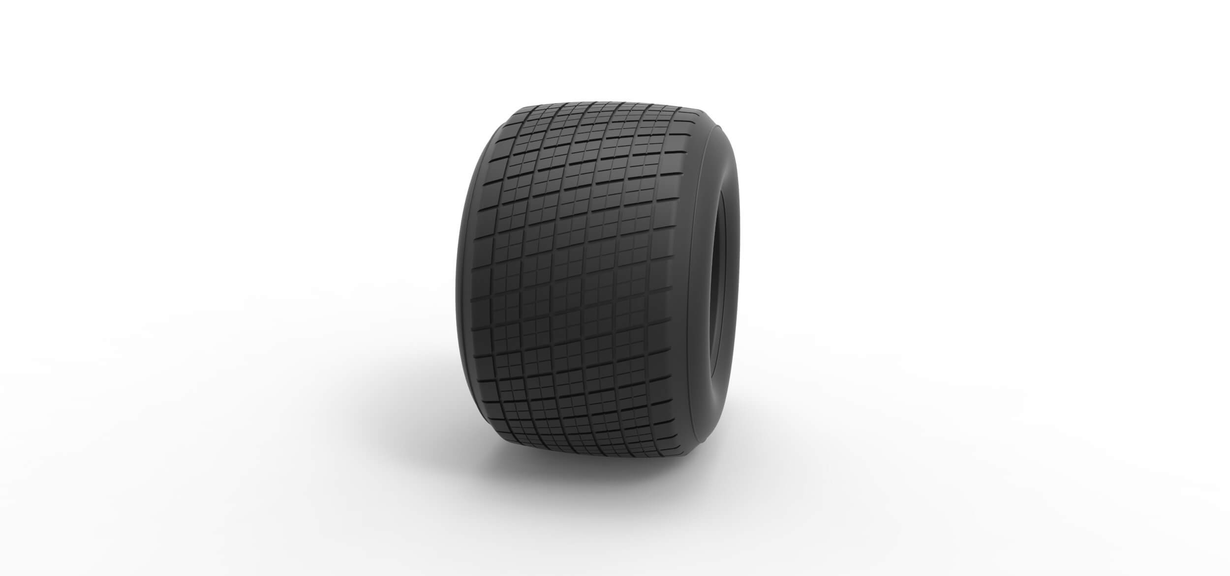 Dirt Sprint Racing Tire 1:25 - 3D Model by TechItemsRock