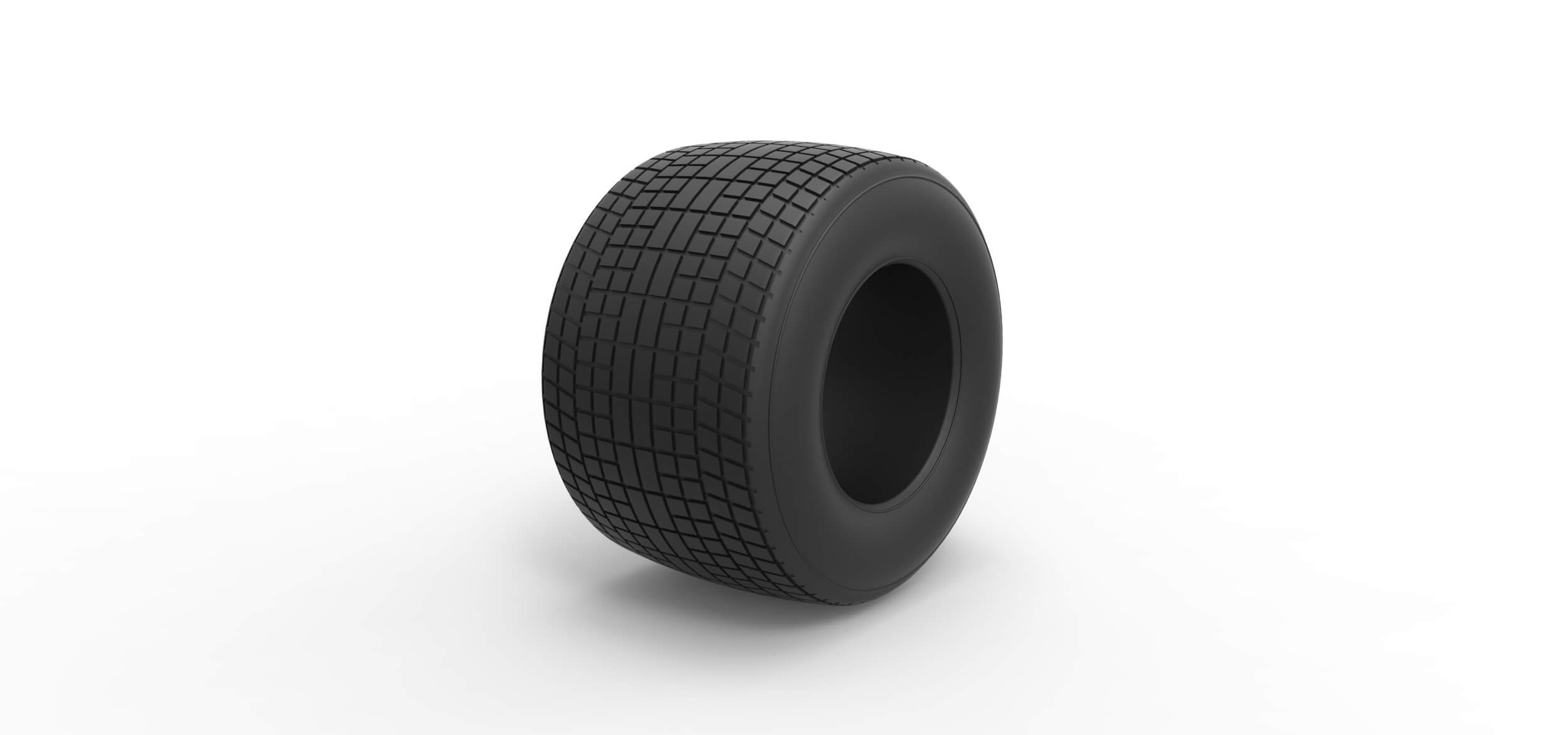 Dirt Sprint Racing Tire 1:25 - 3D Model by TechItemsRock