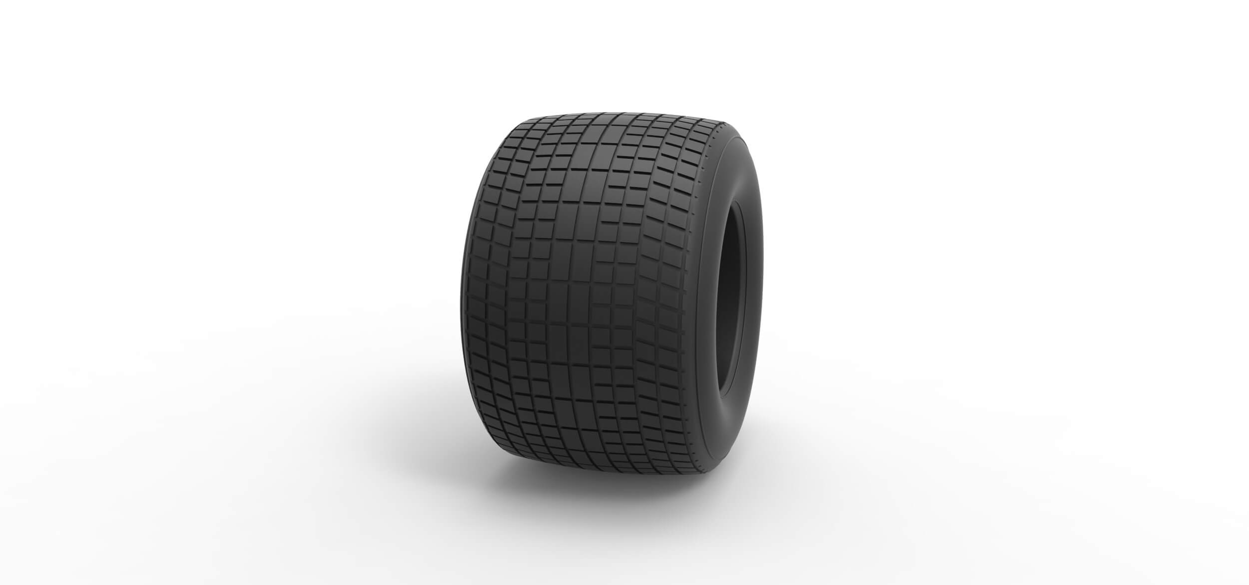 Dirt Sprint Racing Tire 1:25 - 3D Model by TechItemsRock