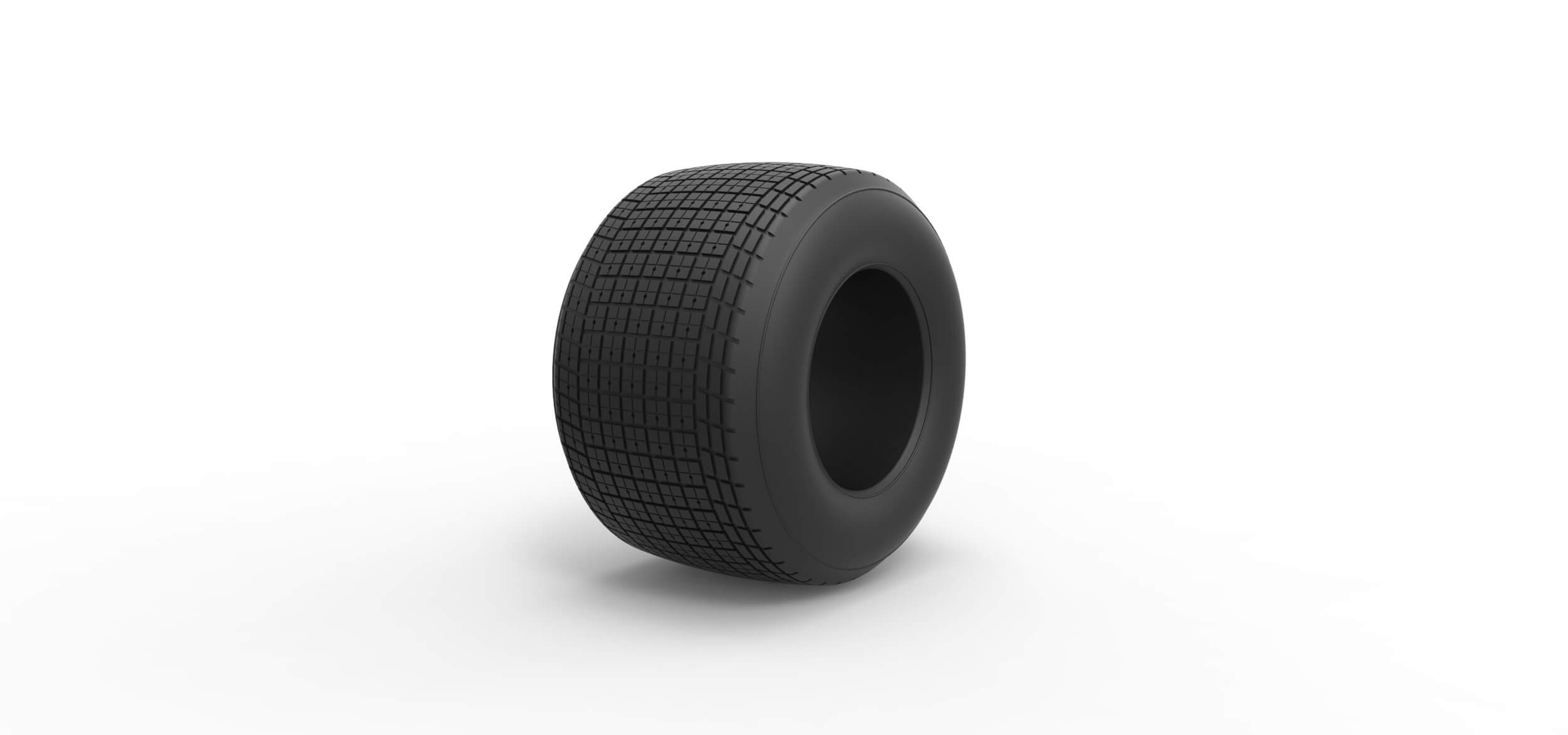 Dirt Sprint Racing Tire 1:25 - 3D Model by TechItemsRock