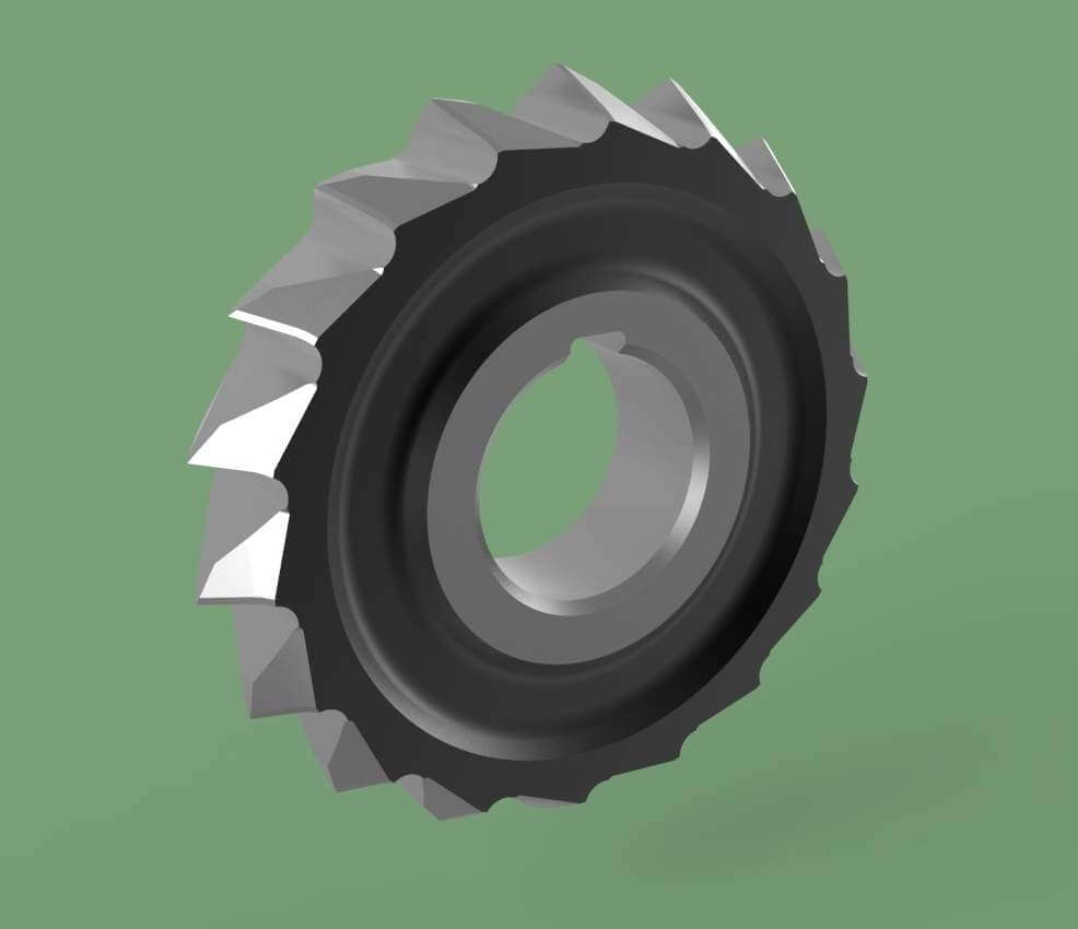 Disk Milling Cutter - Free 3D Model by TechItemsRock