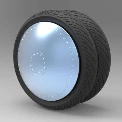 Double Wheel 1 - 3D Model by TechItemsRock