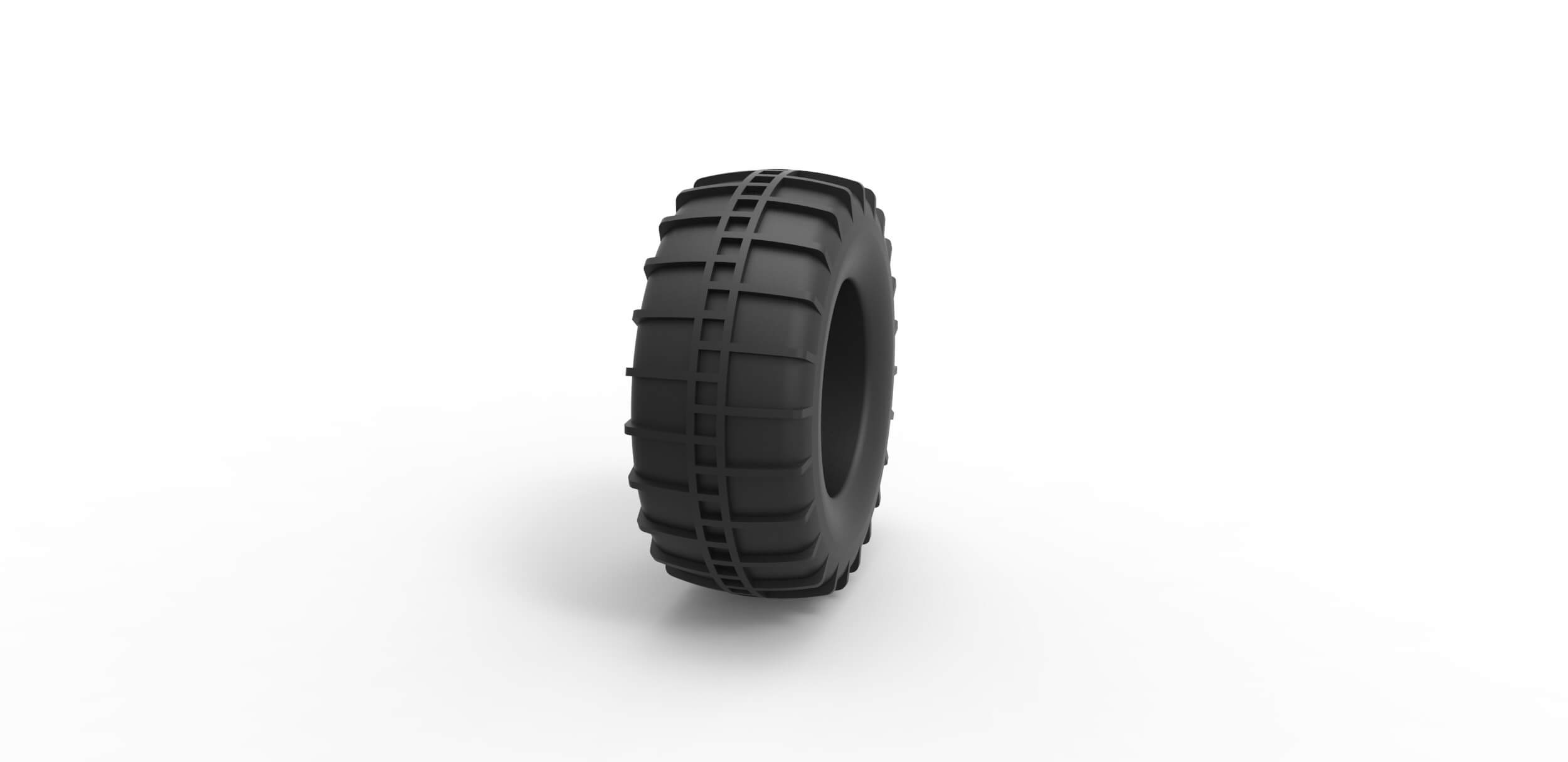 Dune Buggy Rear Tire 1:25 - 3D Model by TechItemsRock