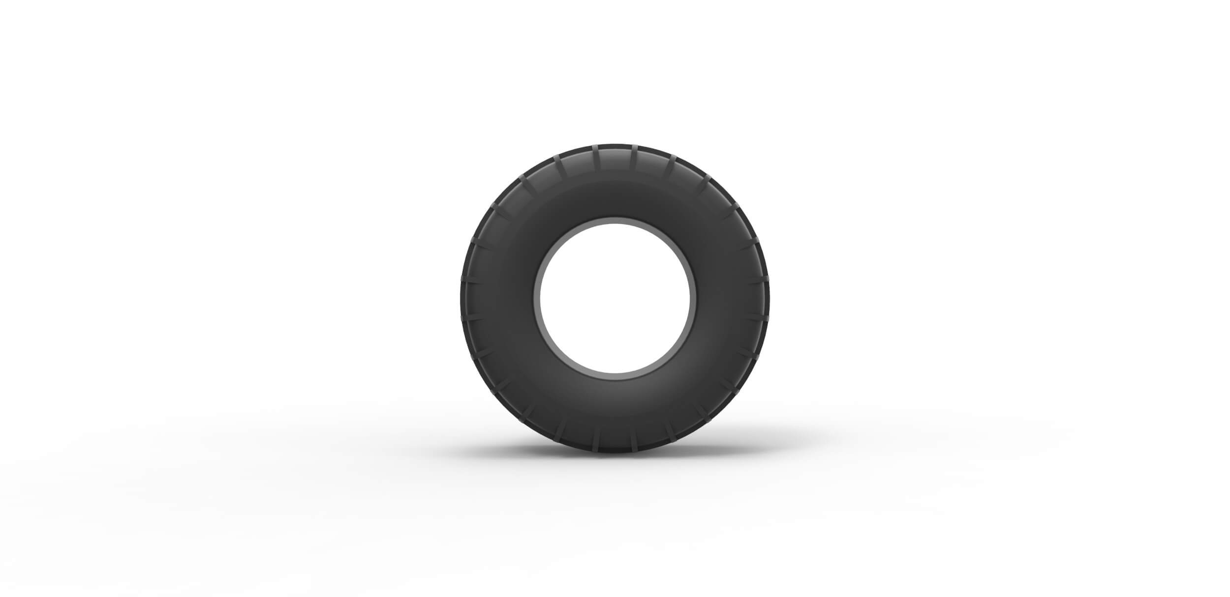 Dune Buggy Rear Tire 1:25 - 3D Model by TechItemsRock
