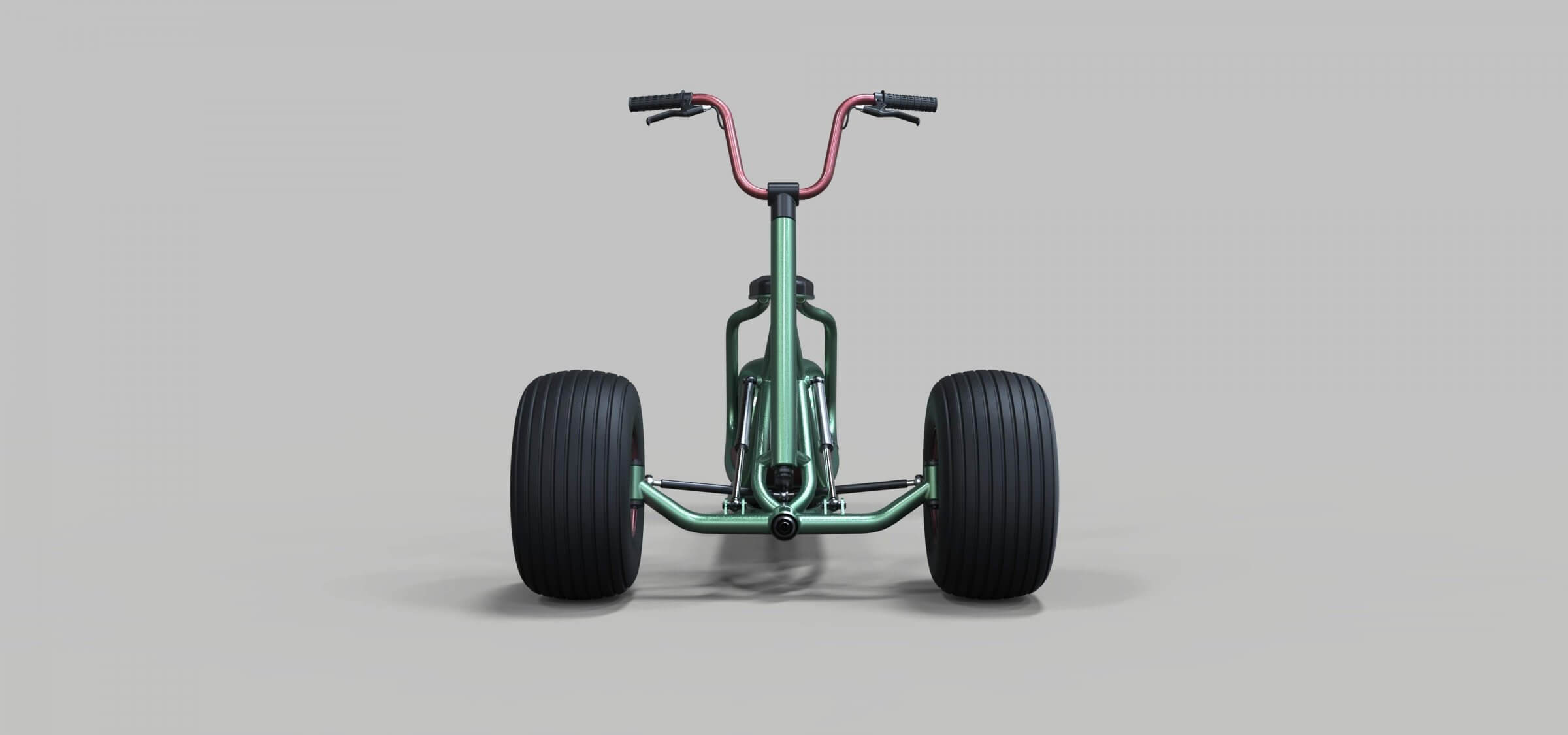 Electric Trike Scooter Concept - 3D Model by TechItemsRock