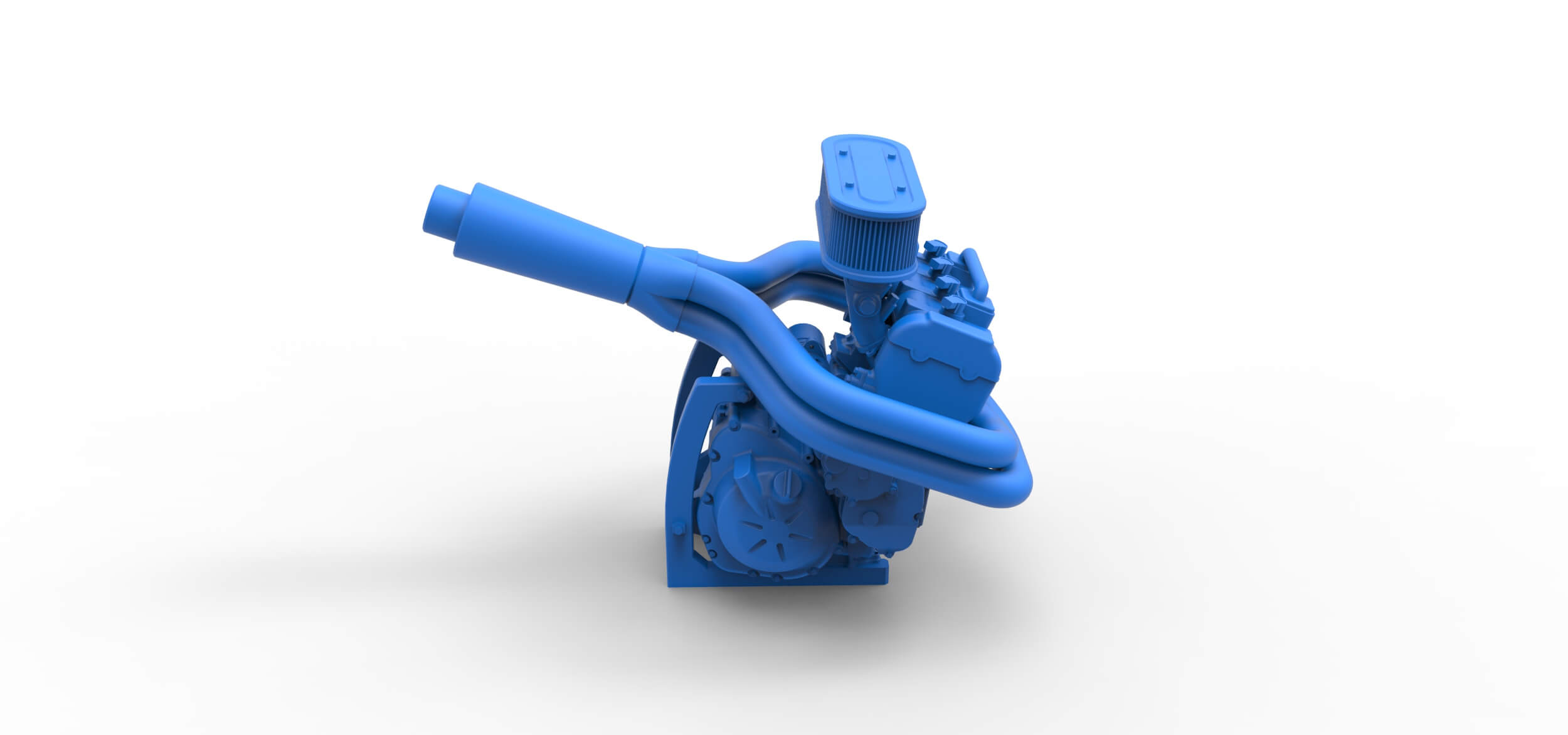 Engine of Ape Car Proto Scale 1:25 - 3D Model by TechItemsRock