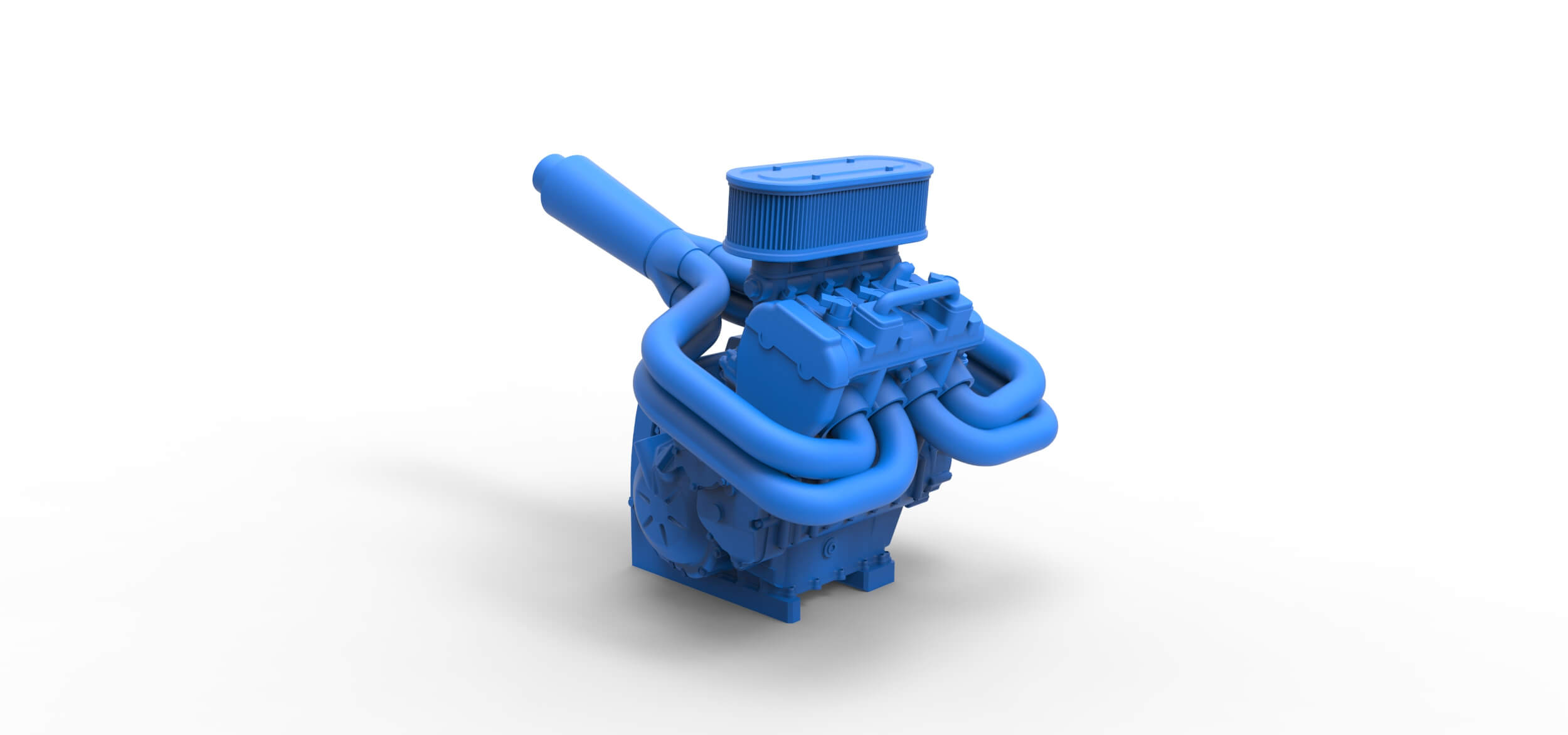 Engine of Ape Car Proto Scale 1:25 - 3D Model by TechItemsRock