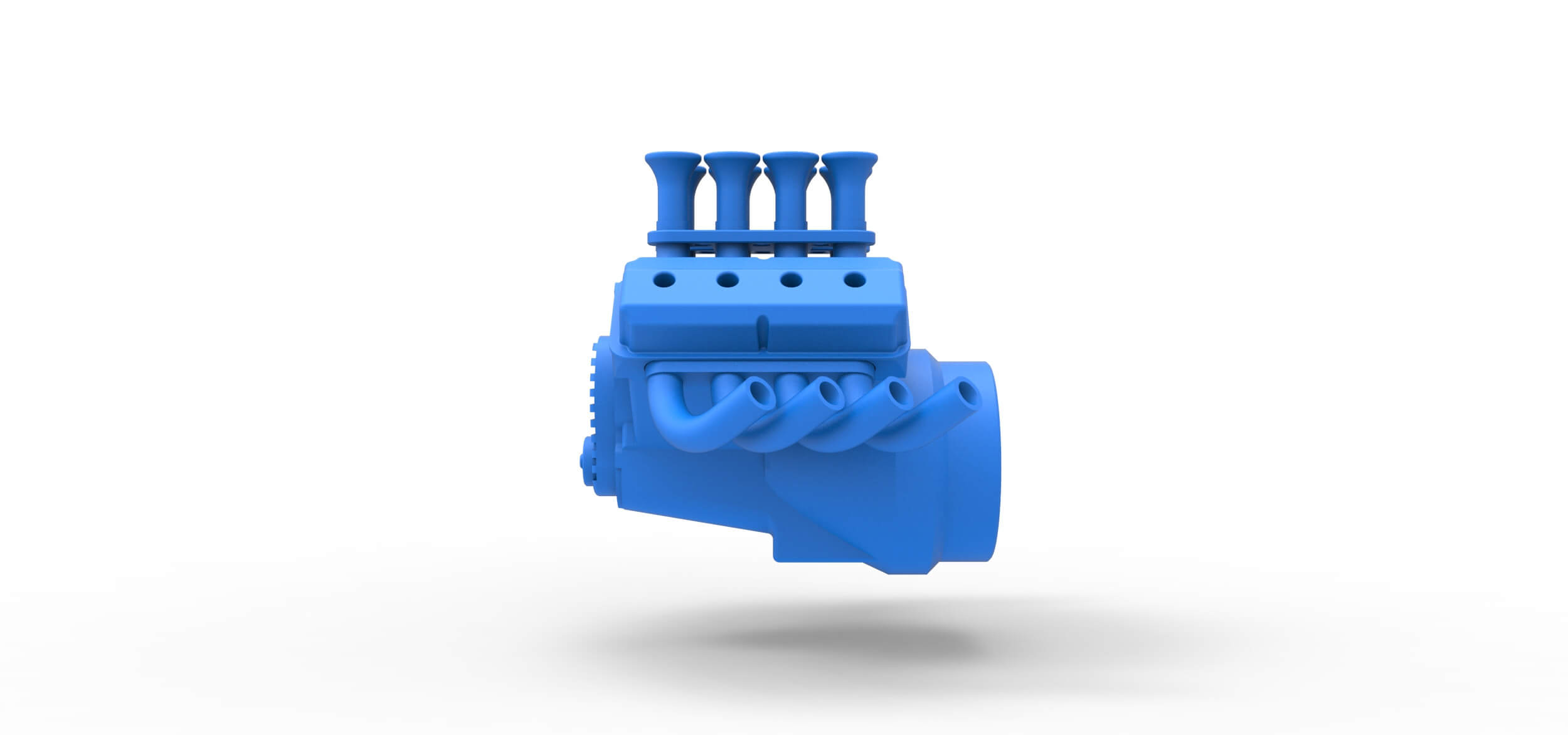 Engine V8 Scale 1:25 - 3D Model by TechItemsRock