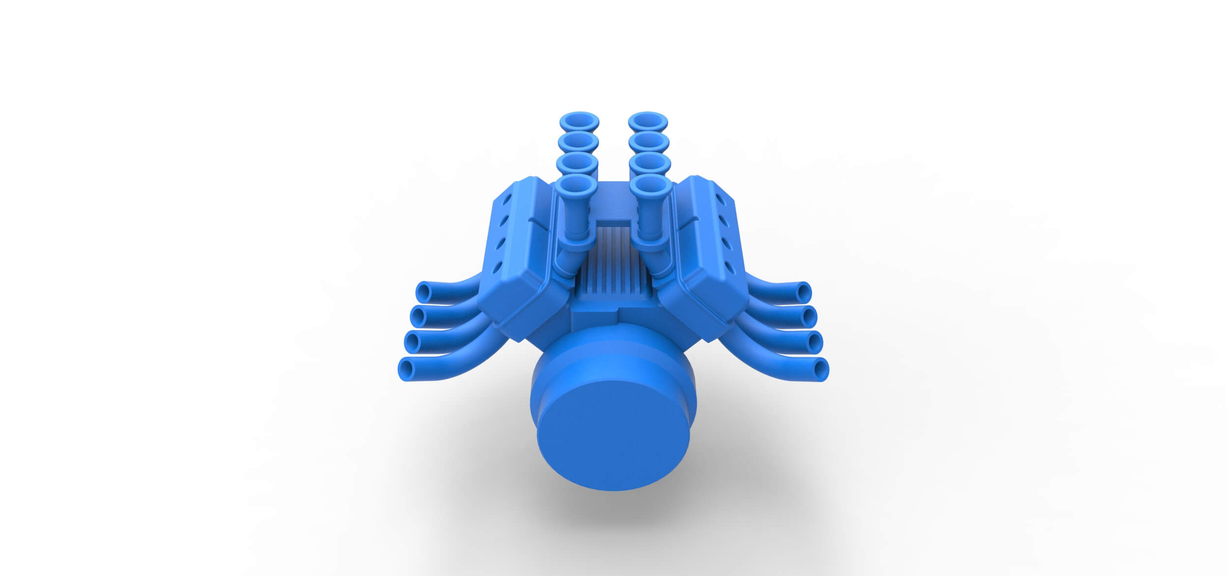 Engine V8 Scale 1:25 - 3D Model by TechItemsRock