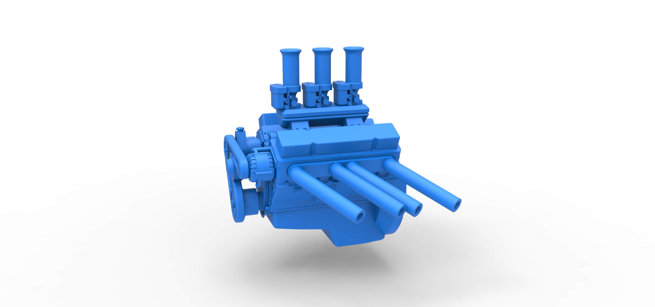 Engine V8 Scale 1:25 - 3D Model by TechItemsRock