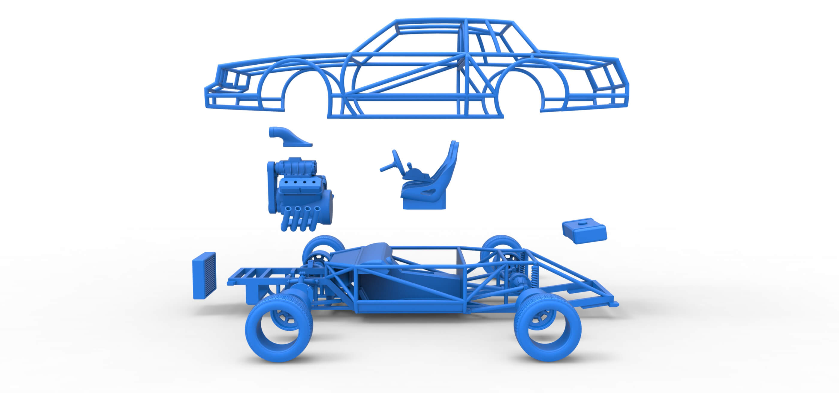 Exo Car 1:25 - 3D Model by TechItemsRock