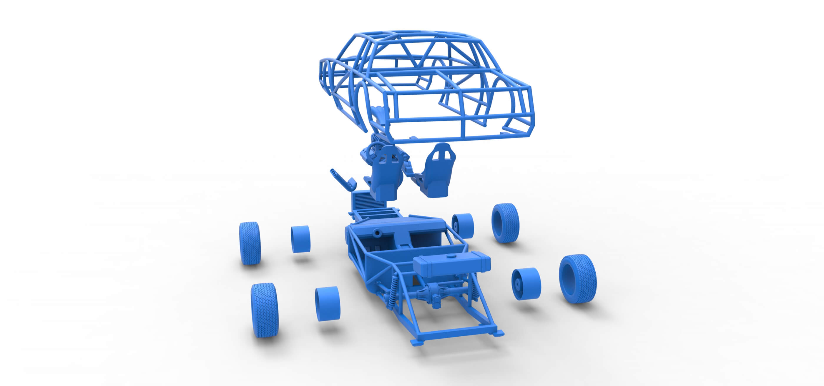 Exo Car 1:25 - 3D Model by TechItemsRock