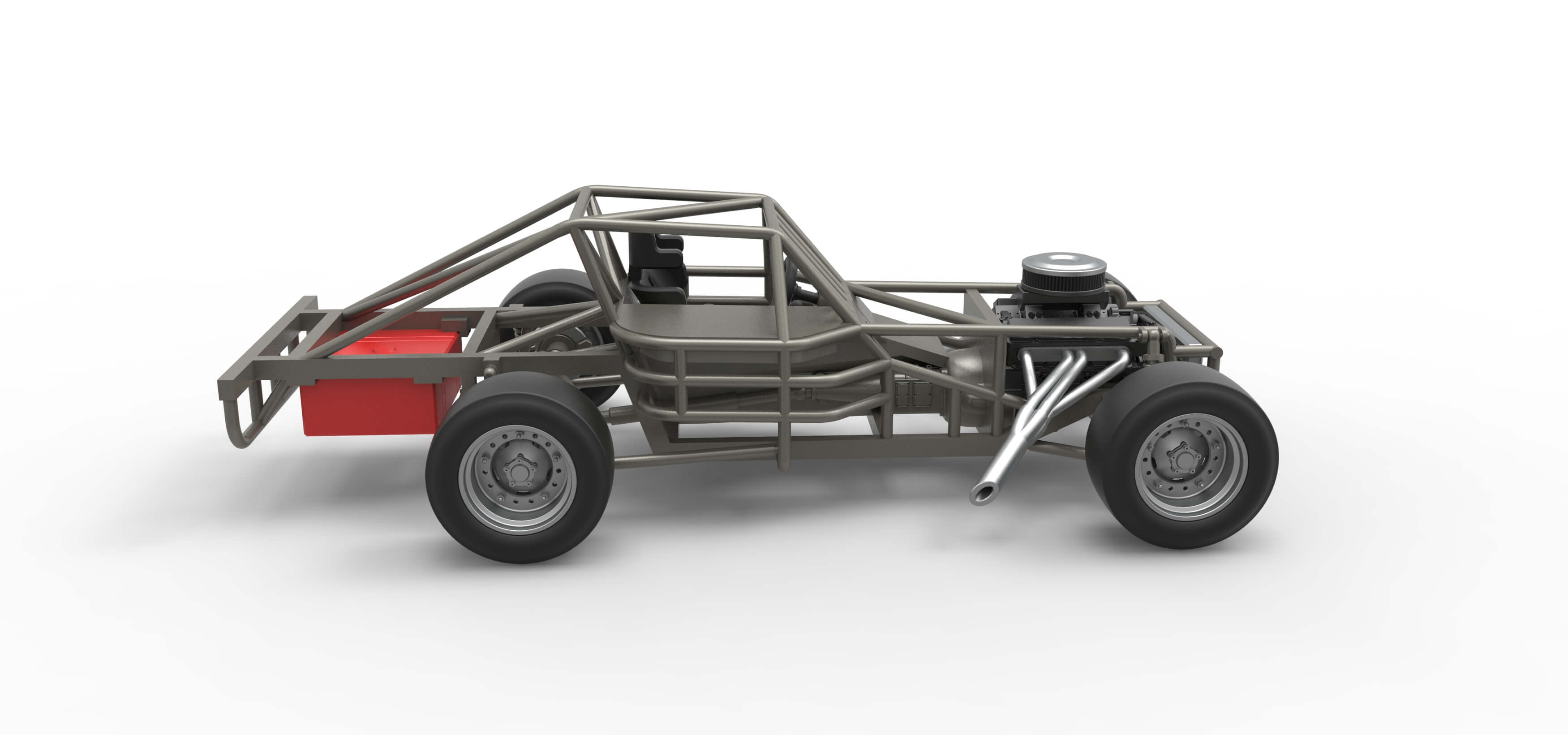 Figure 8 Race Car Base 1:25 - 3D Model by TechItemsRock