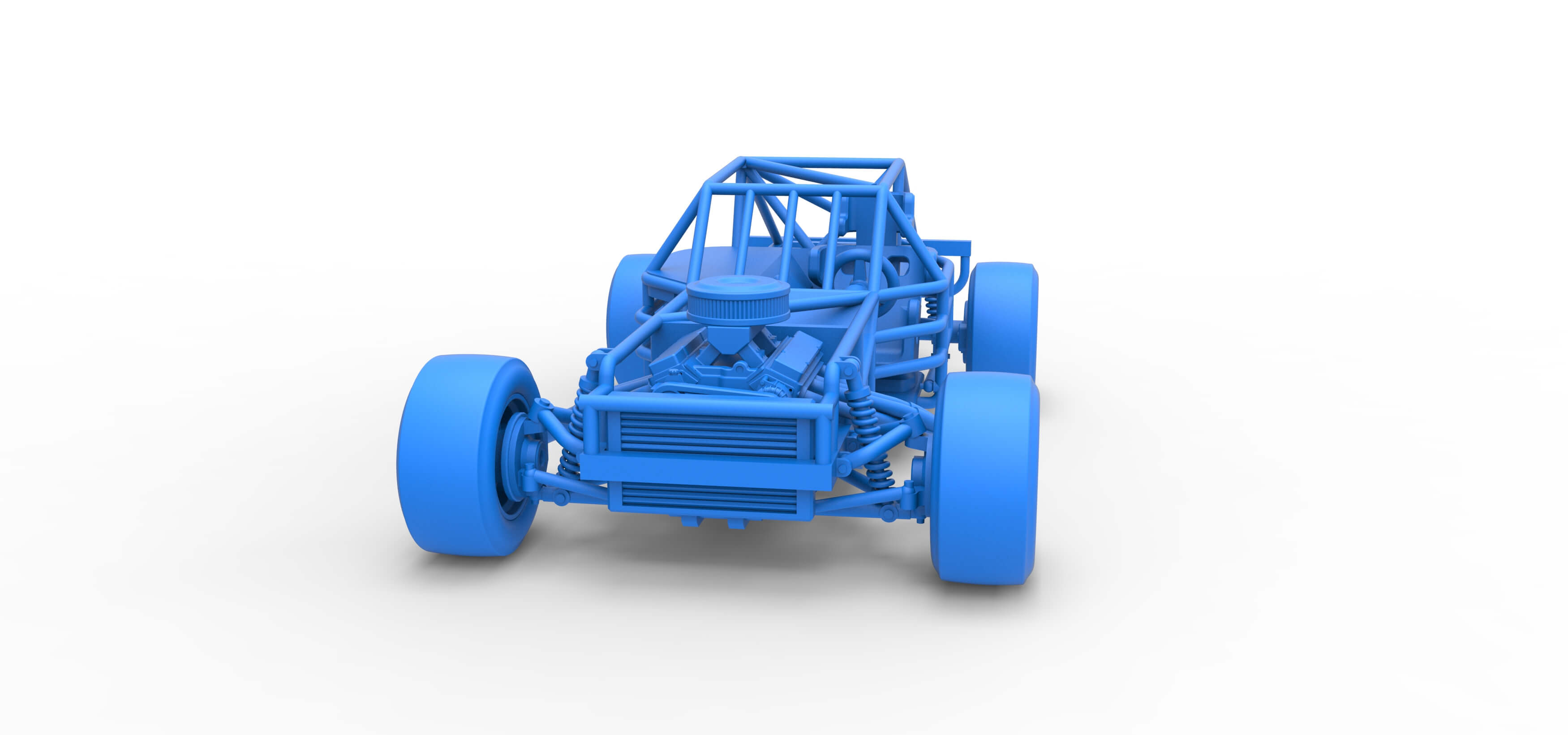 Figure 8 Race Car Base 1:25 - 3D Model by TechItemsRock