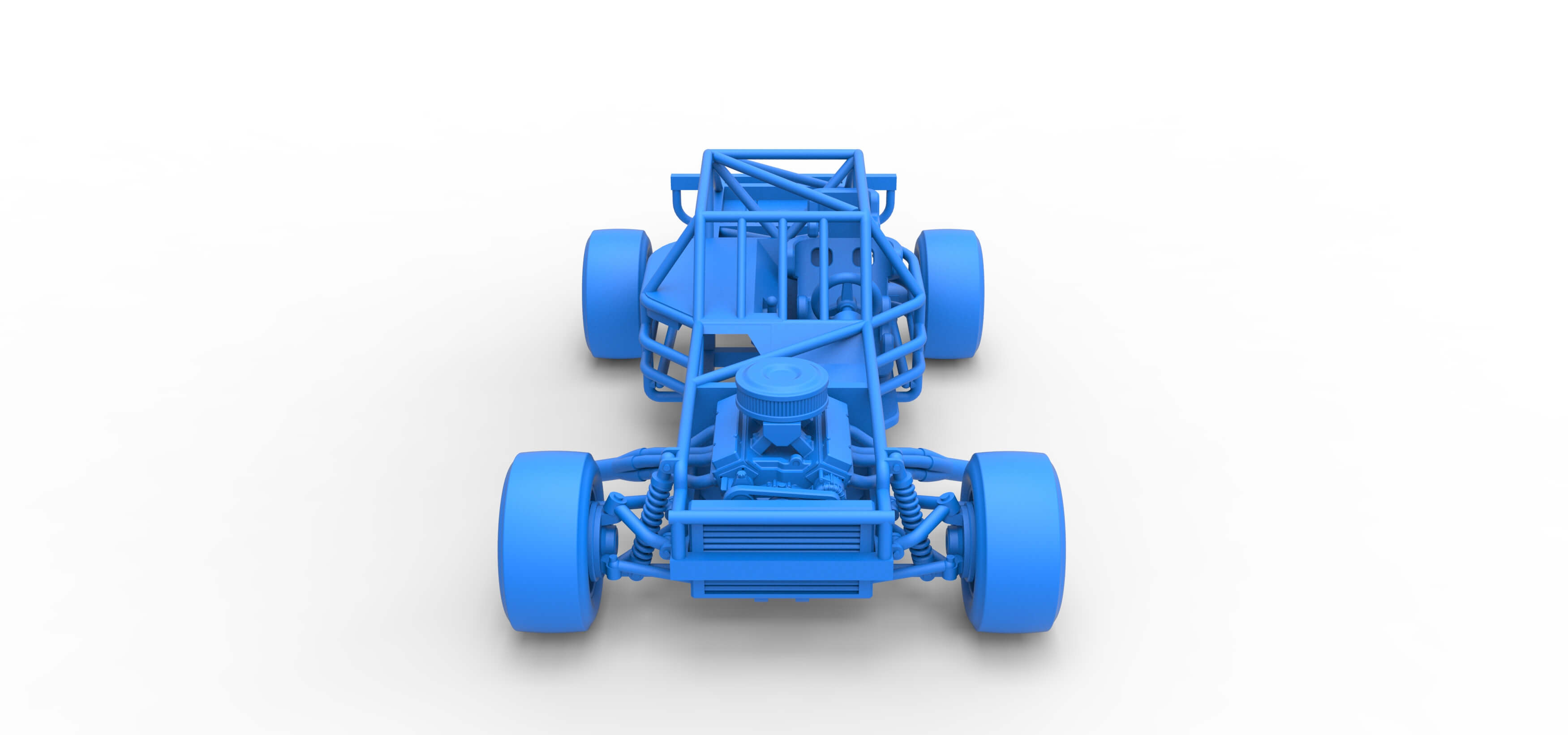 Figure 8 Race Car Base 1:25 - 3D Model by TechItemsRock