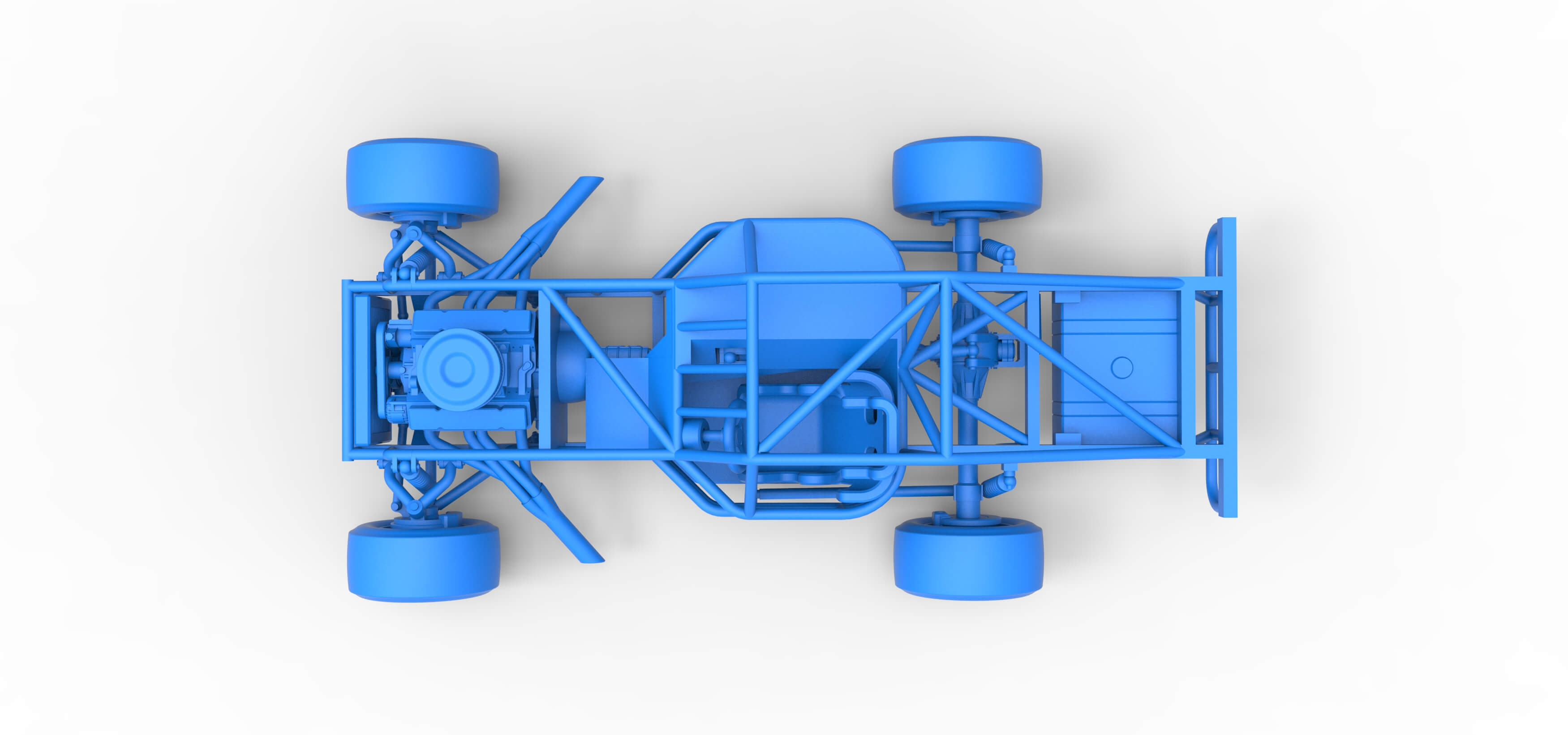 Figure 8 Race Car Base 1:25 - 3D Model by TechItemsRock