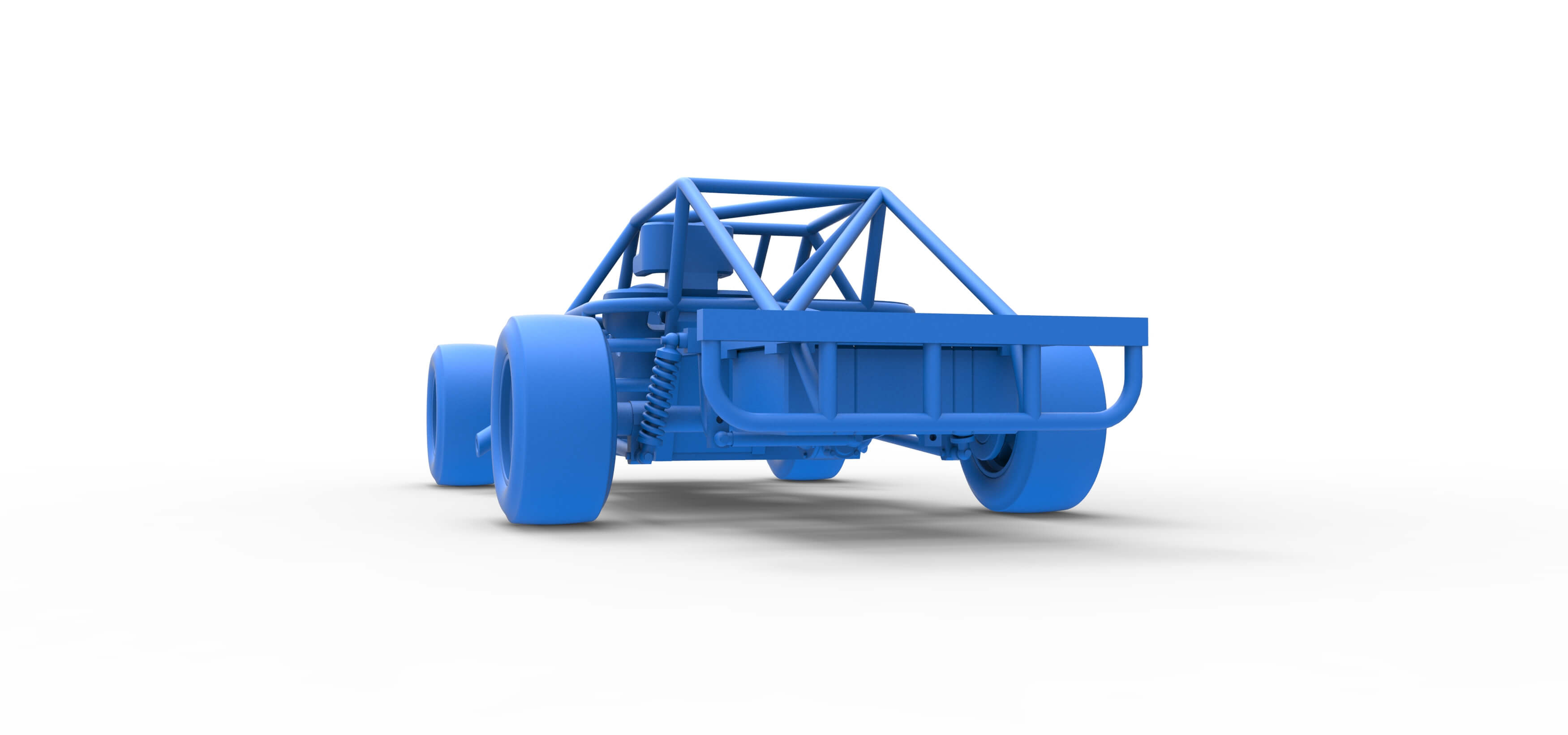 Figure 8 Race Car Base 1:25 - 3D Model by TechItemsRock