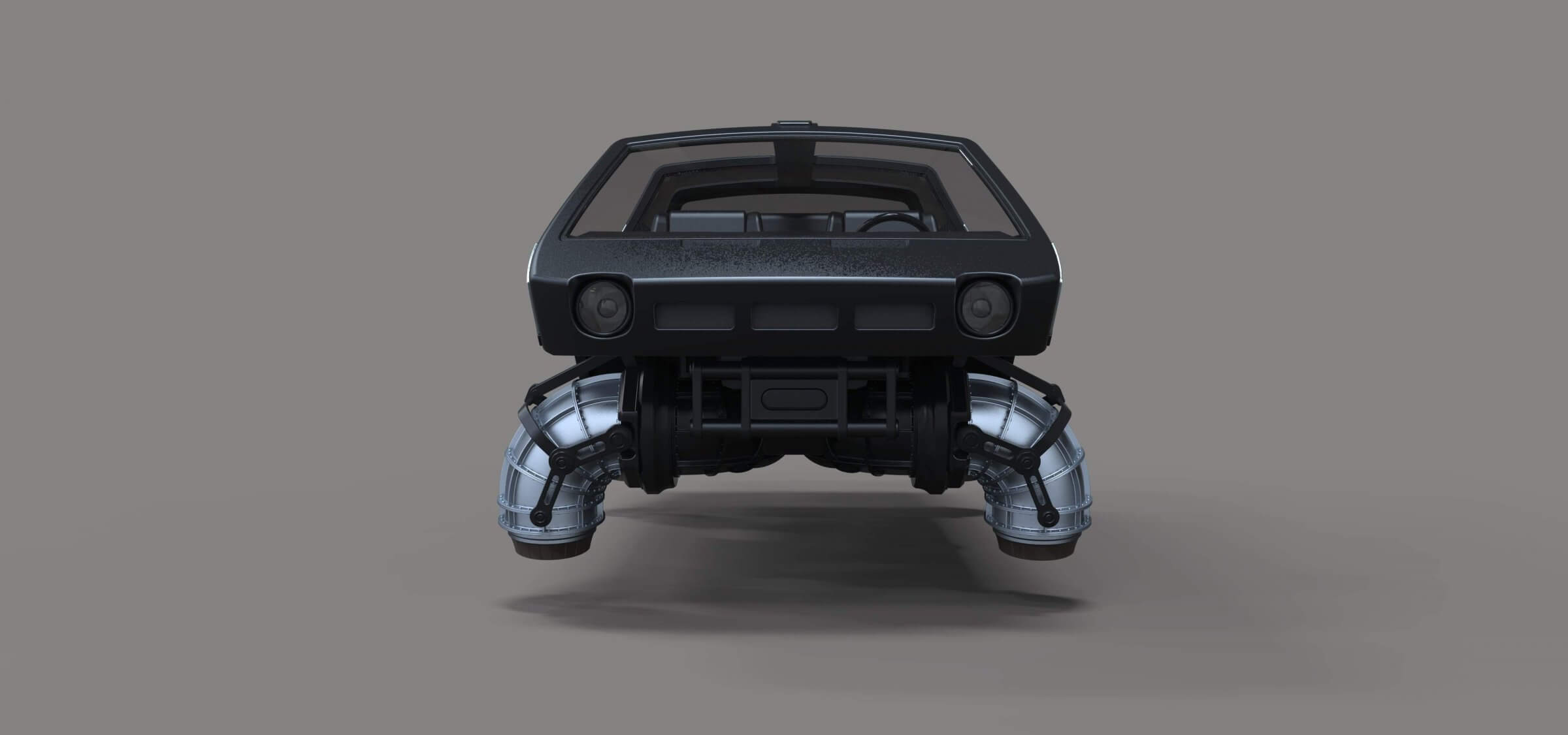 Flying Jet Car - 3D Model by TechItemsRock