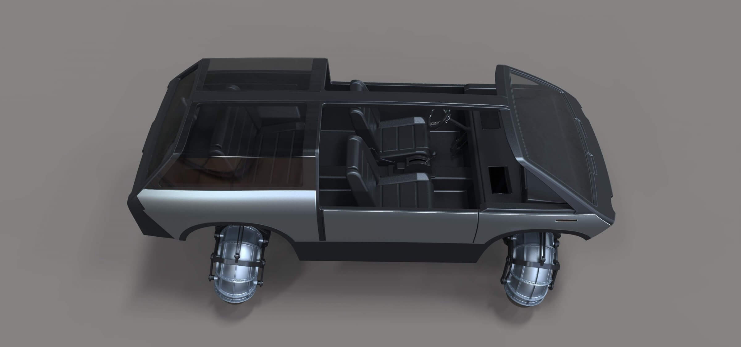 Flying Jet Car - 3D Model by TechItemsRock