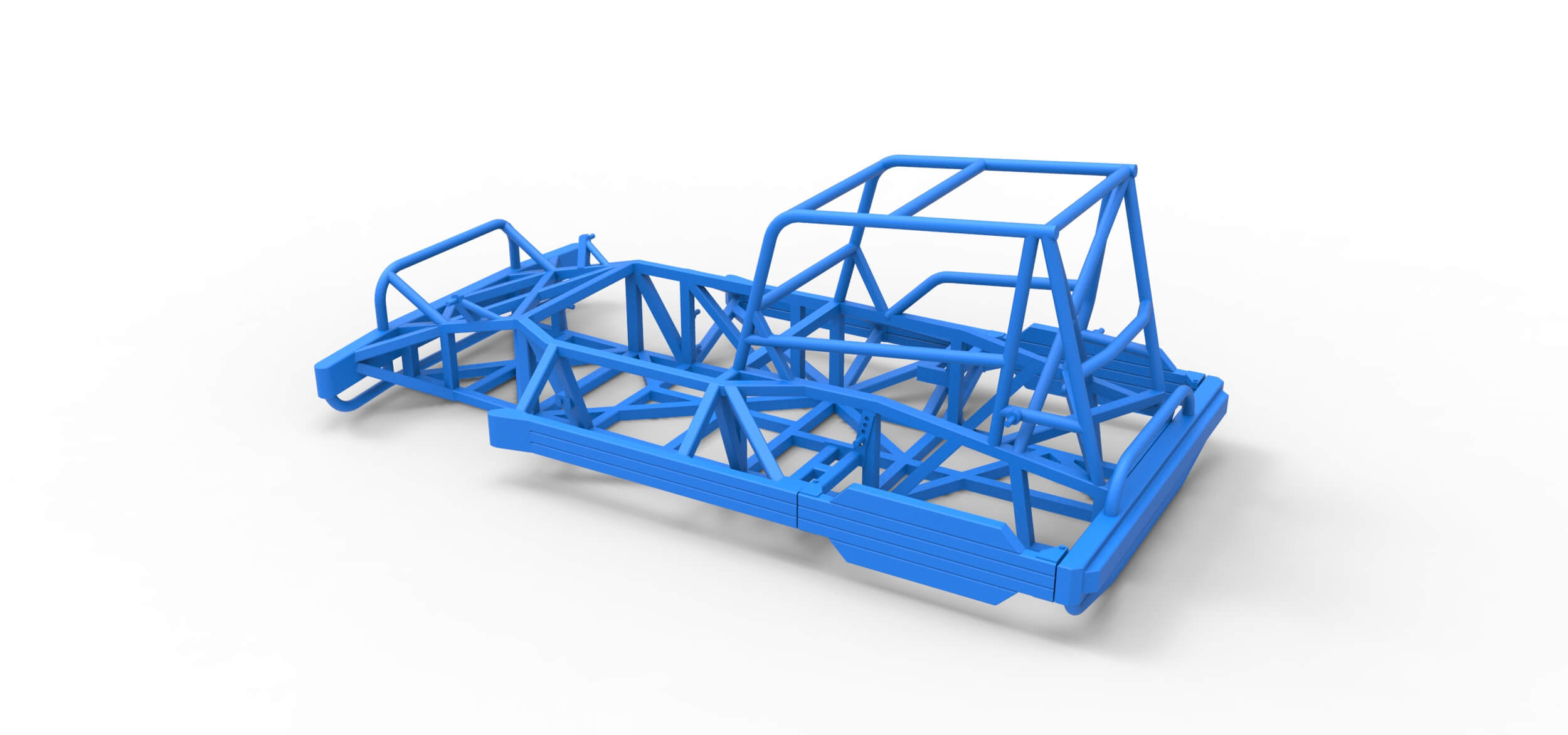 Frame of New Zealand Superstock Car Scale 1:25 - 3D Model by TechItemsRock
