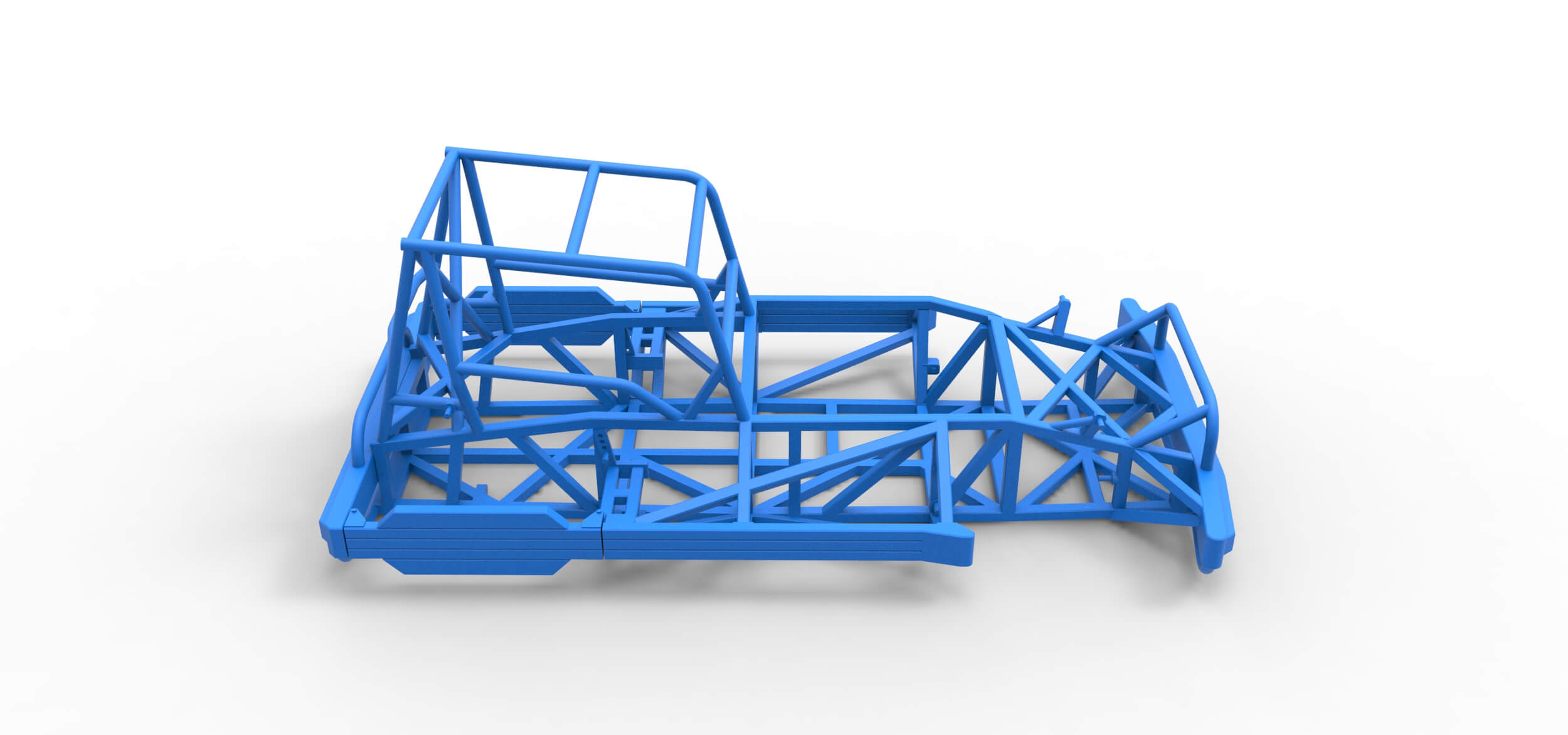 Frame of New Zealand Superstock Car Scale 1:25 - 3D Model by TechItemsRock