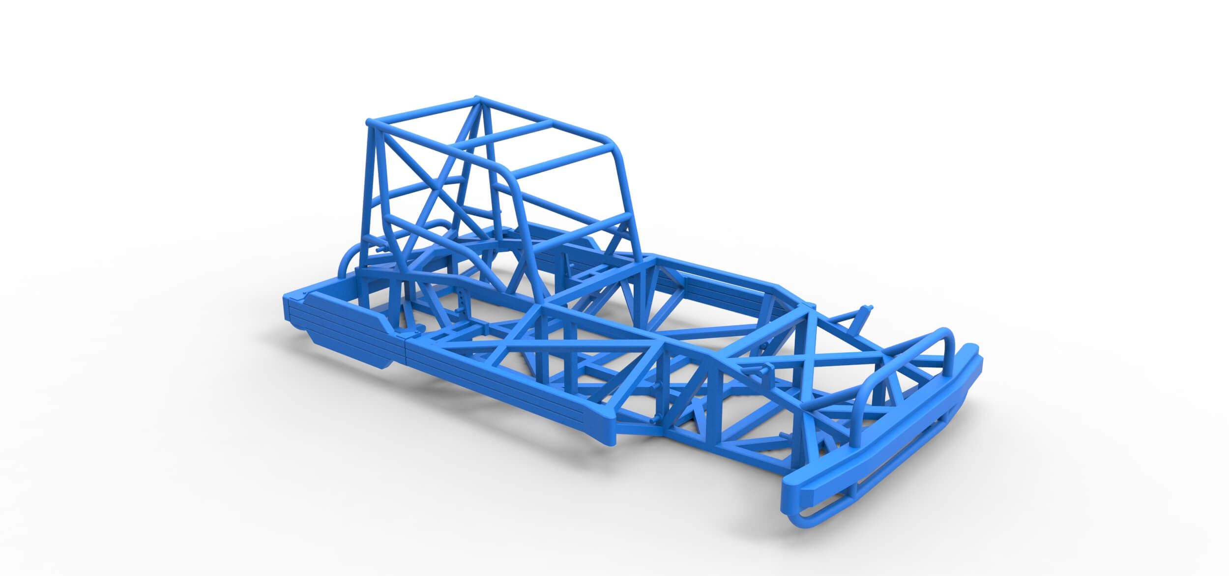 Frame of New Zealand Superstock Car Scale 1:25 - 3D Model by TechItemsRock