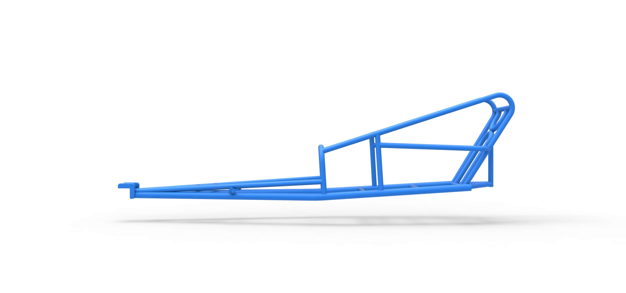 Frame of Old School Front Engine Dragster V2 Scale 1:25 - 3D Model by ...