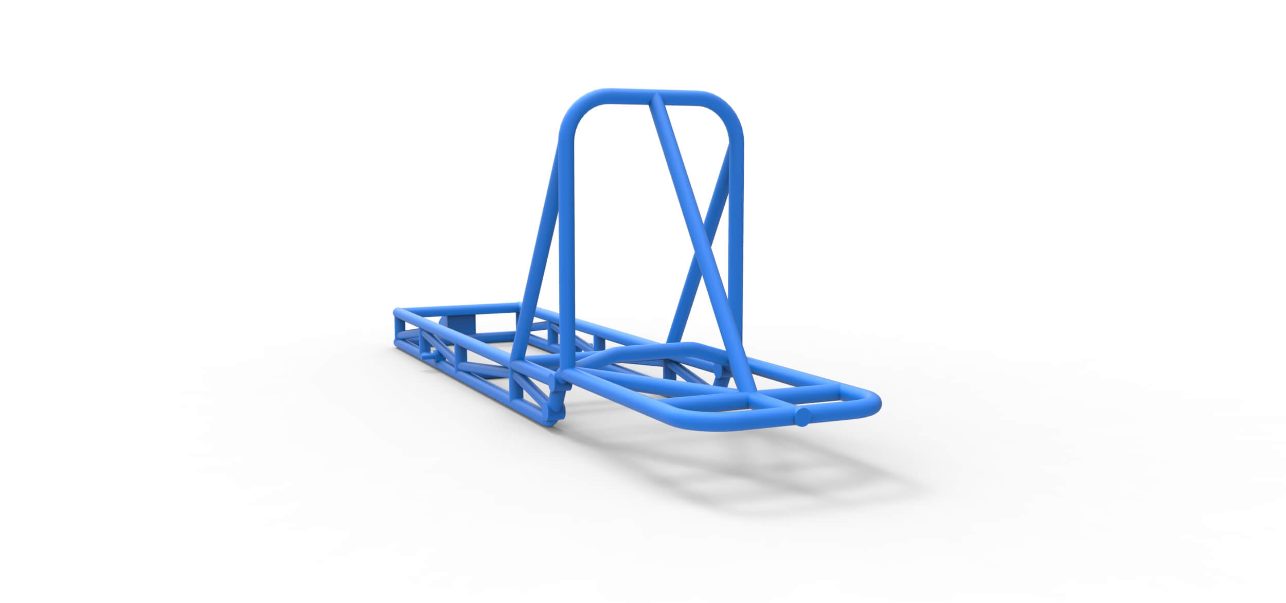 Frame of Old School Front Engine Dragster V4 Scale 1:25 - 3D Model by ...
