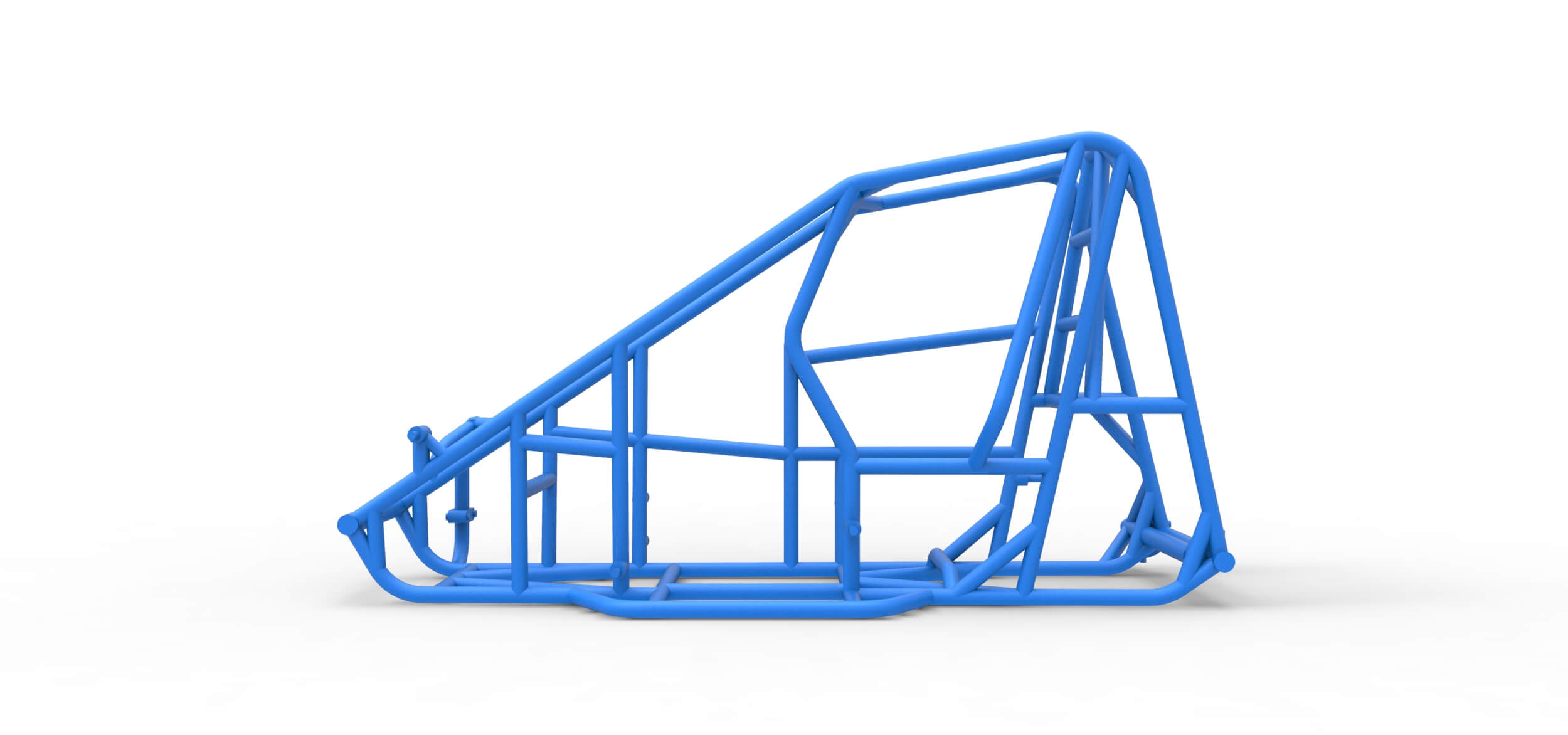 Frame of Pavement 600 Micro Sprint Car 1:25 - 3D Model by TechItemsRock