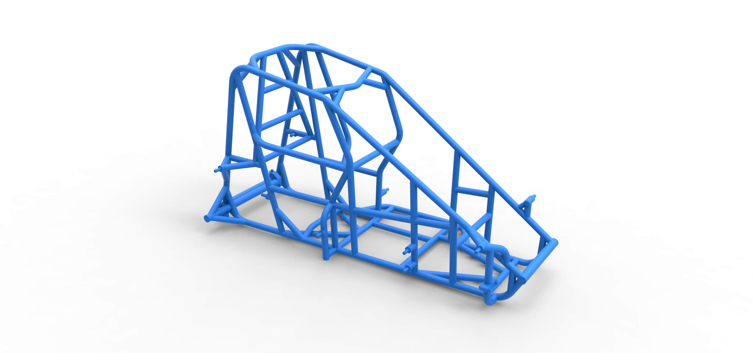 Frame of Pavement 600 Micro Sprint Car 1:25 - 3D Model by TechItemsRock