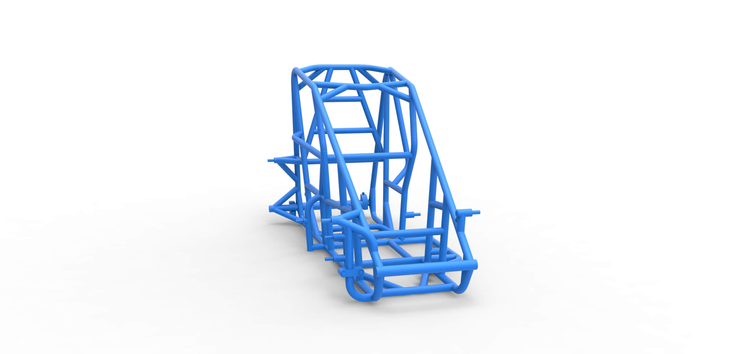 Frame of Pavement 600 Micro Sprint Car 1:25 - 3D Model by TechItemsRock