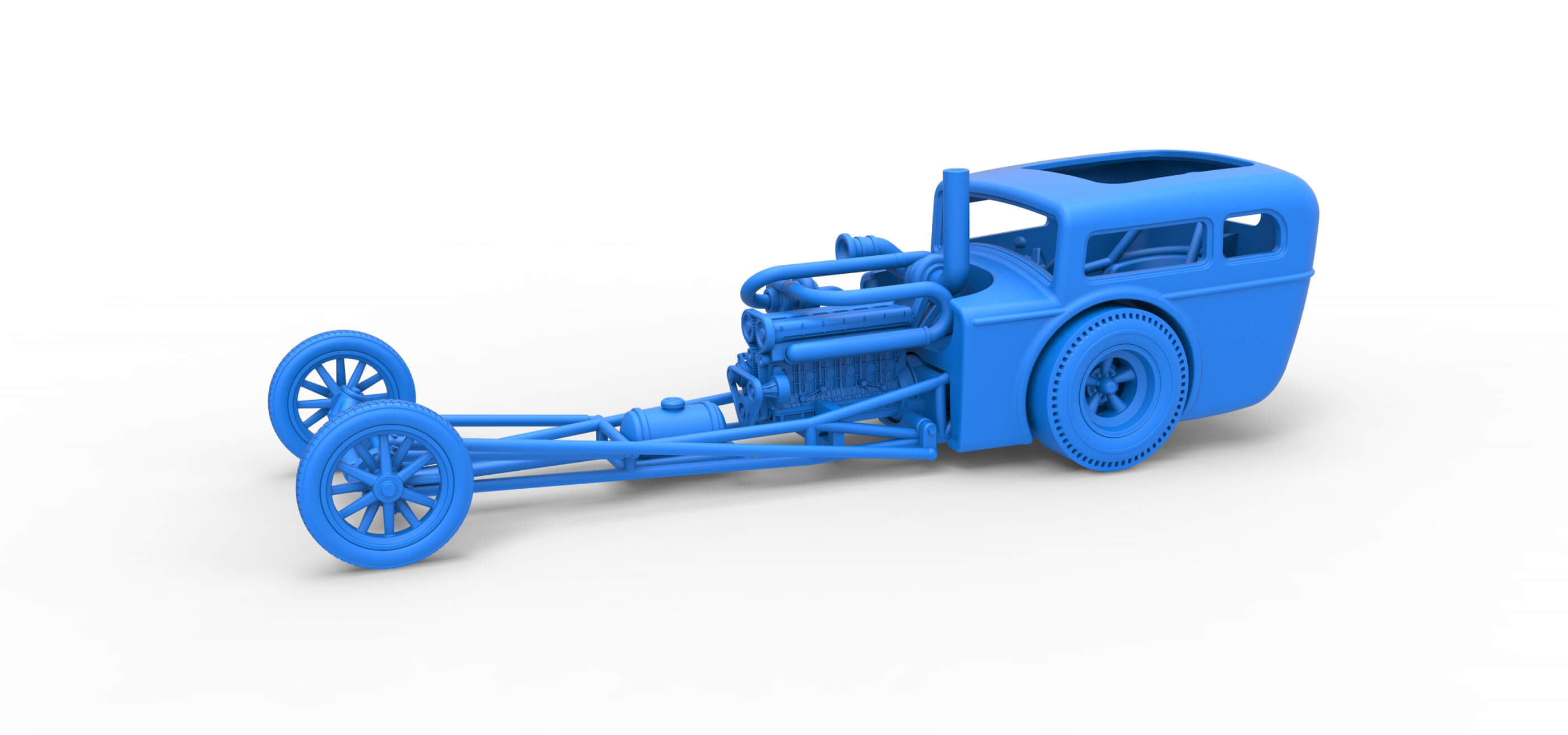 Front Engine Dragster 1:25 - 3D Model by TechItemsRock