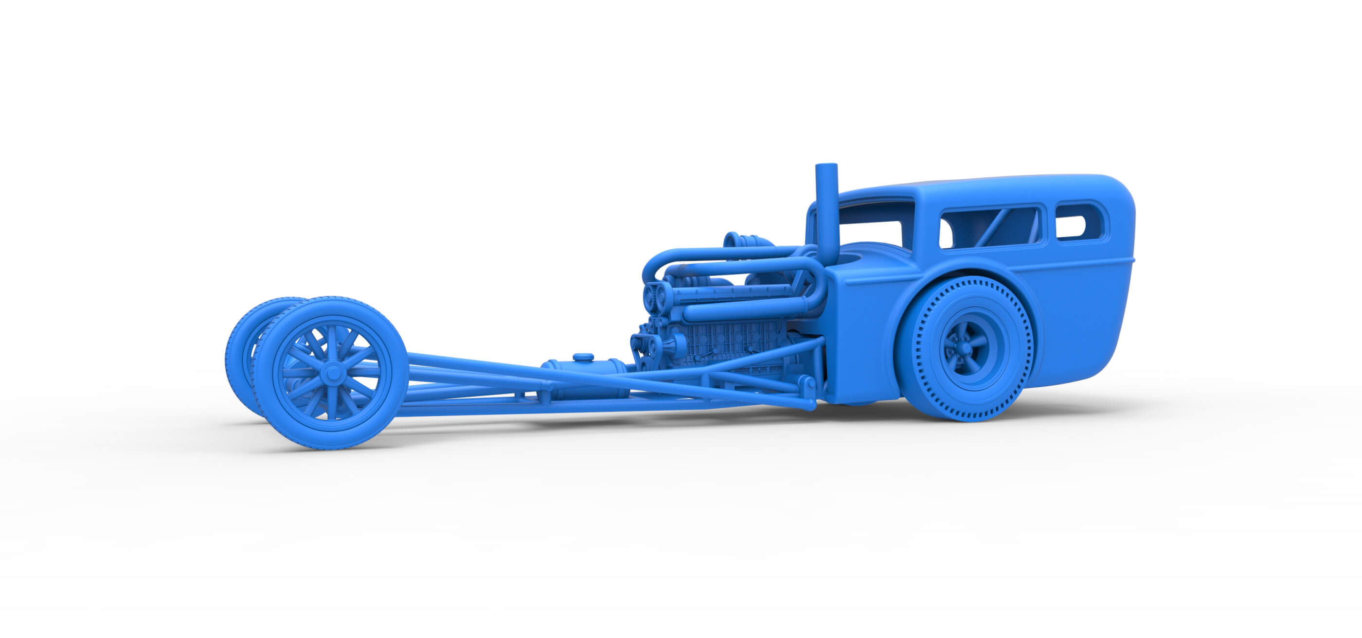 Front Engine Dragster 1:25 - 3D Model by TechItemsRock