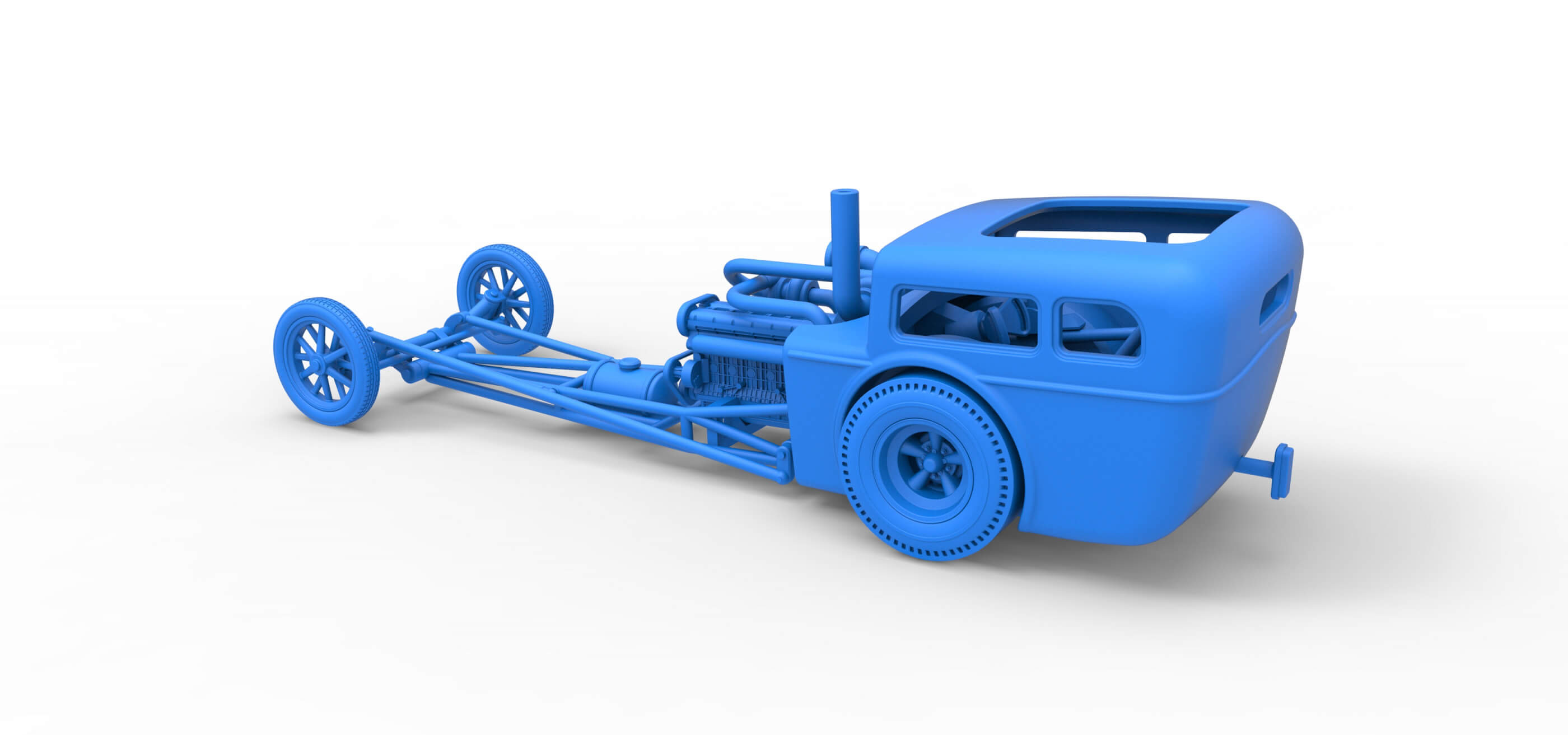 Front Engine Dragster 1:25 - 3D Model by TechItemsRock